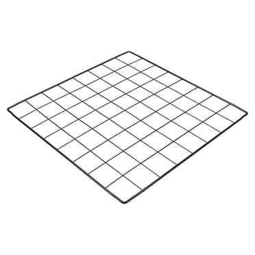 SSWBasics 14 x 14 Inch Mini White Wire Grid Panel - Metal Grid Wall ...