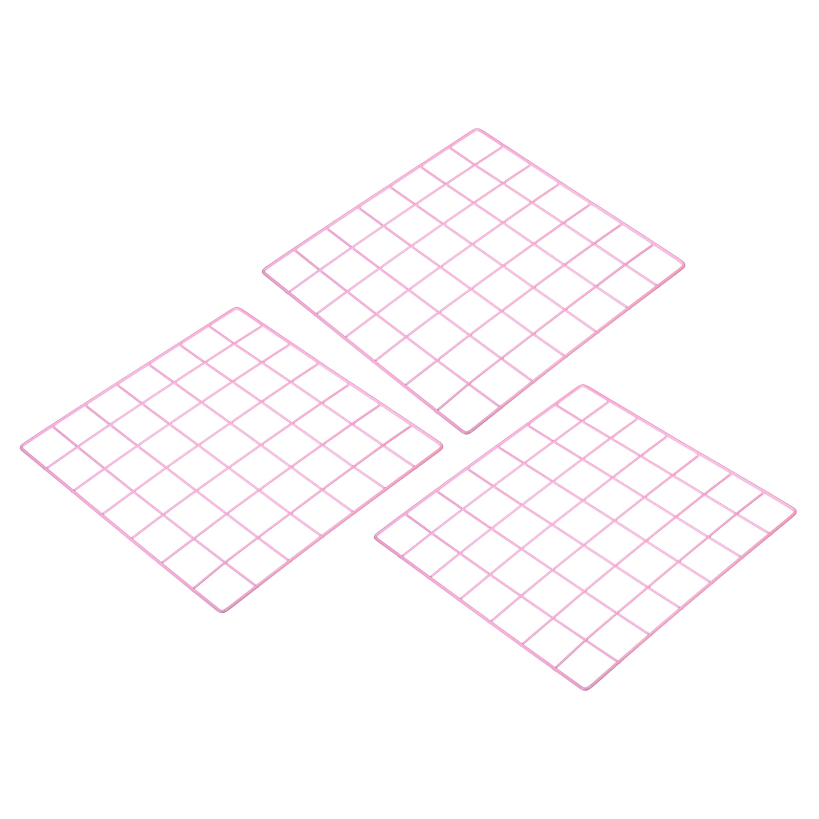 Uxcell 14"x14" Wire Grid Panel, 3 Pack Wall Grid Panels Board Photo ...
