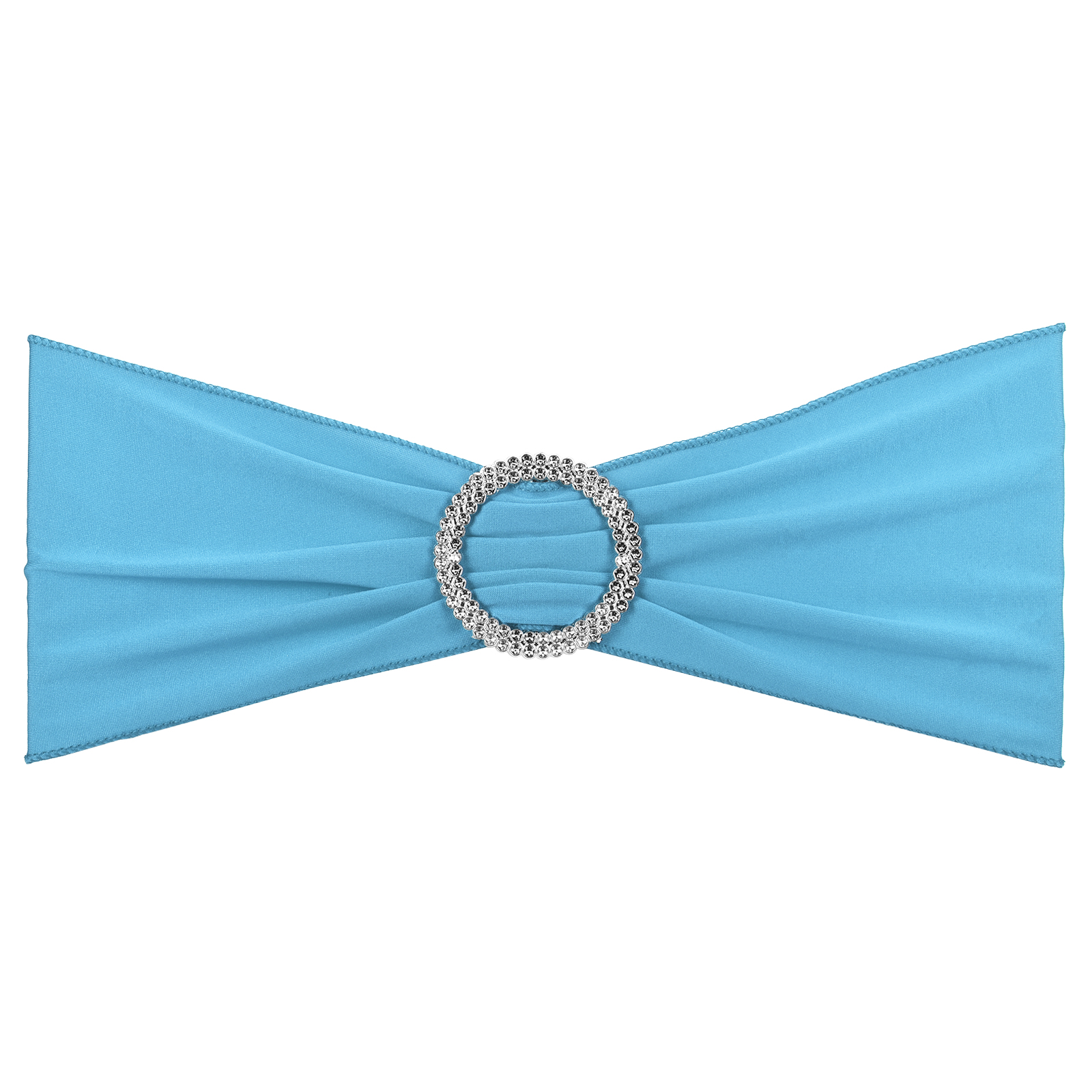 Uxcell 14"x5" Stretch Chair Sashes Bows Chair Bands Sashes with Buckle ...