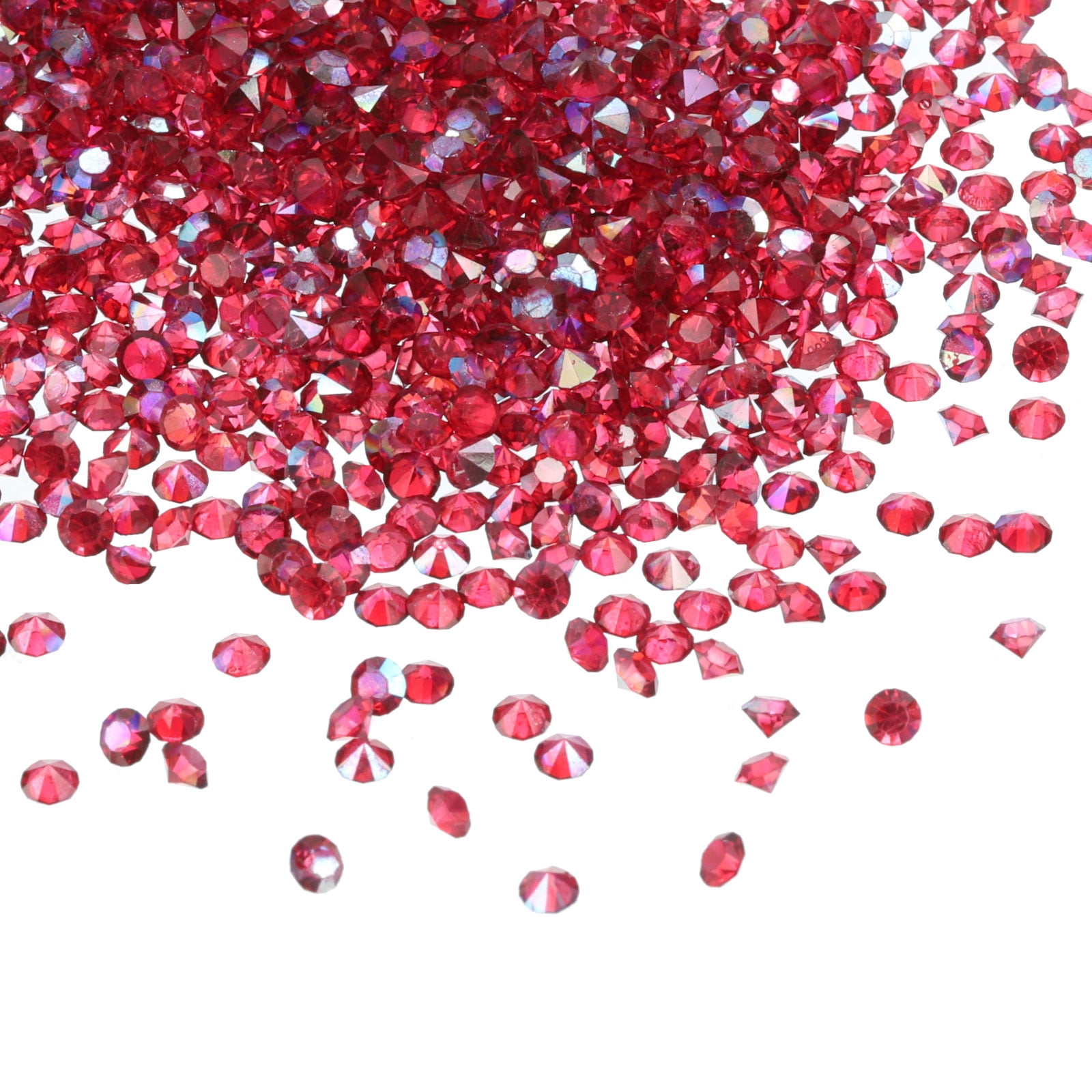 Uxcell 14000Pcs Acrylic Wedding Table Diamonds 3mm Crystals Gems for ...