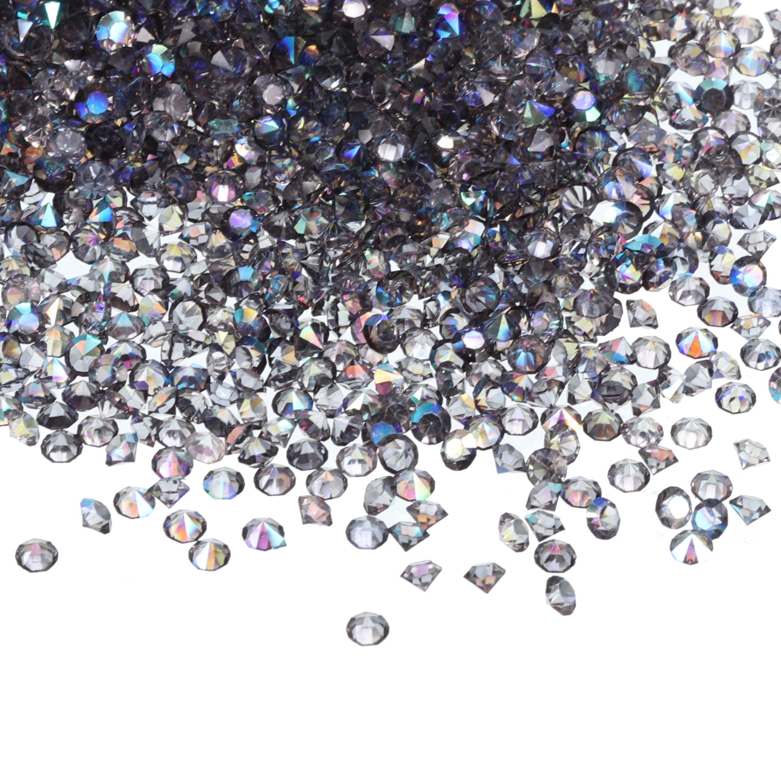 Uxcell 14000Pcs Acrylic Wedding Table Diamonds 3mm Crystals Gems for ...