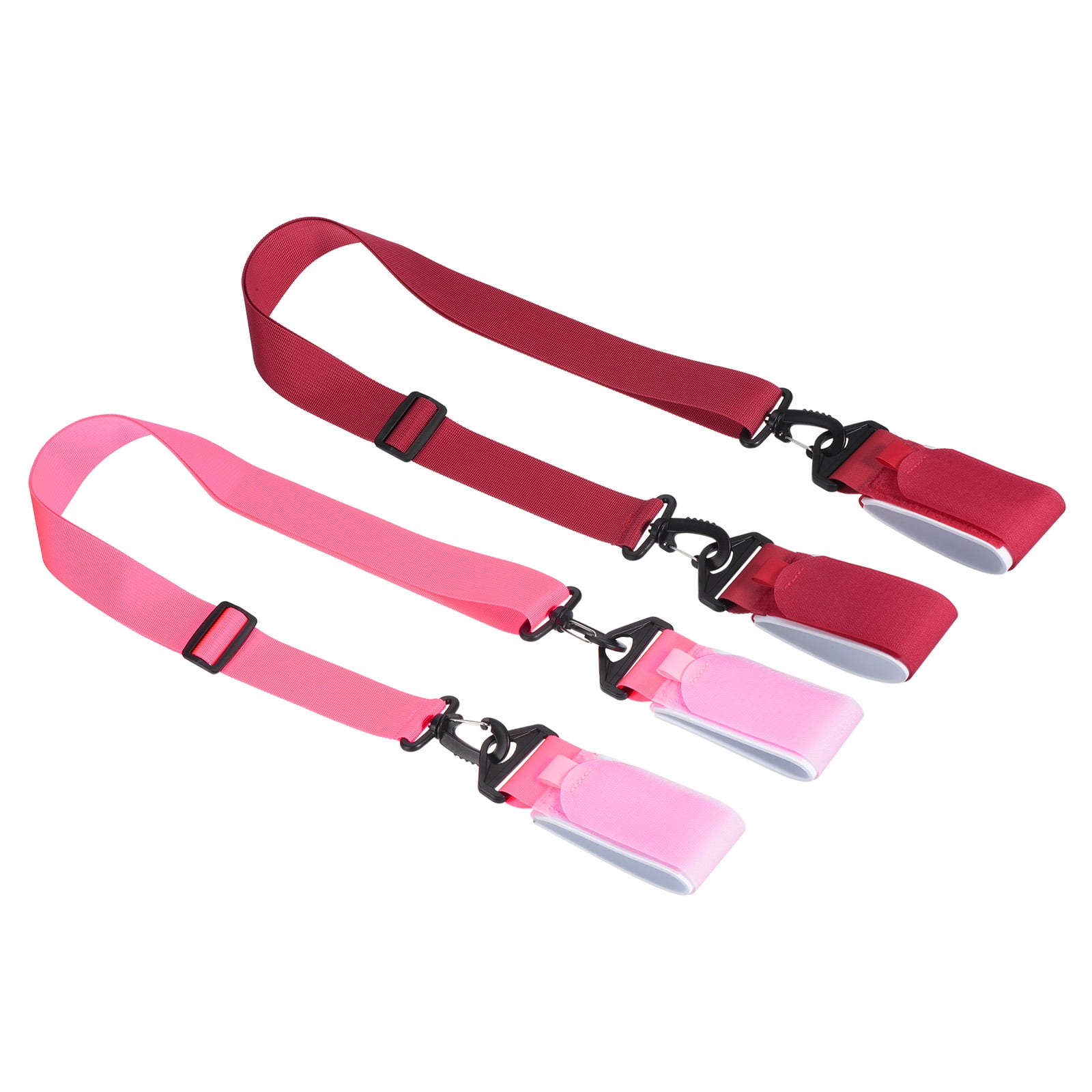 Uxcell 140cmx3.8cm Ski Strap & Pole Carrier, 2 Sets Ski Carrier Strap ...
