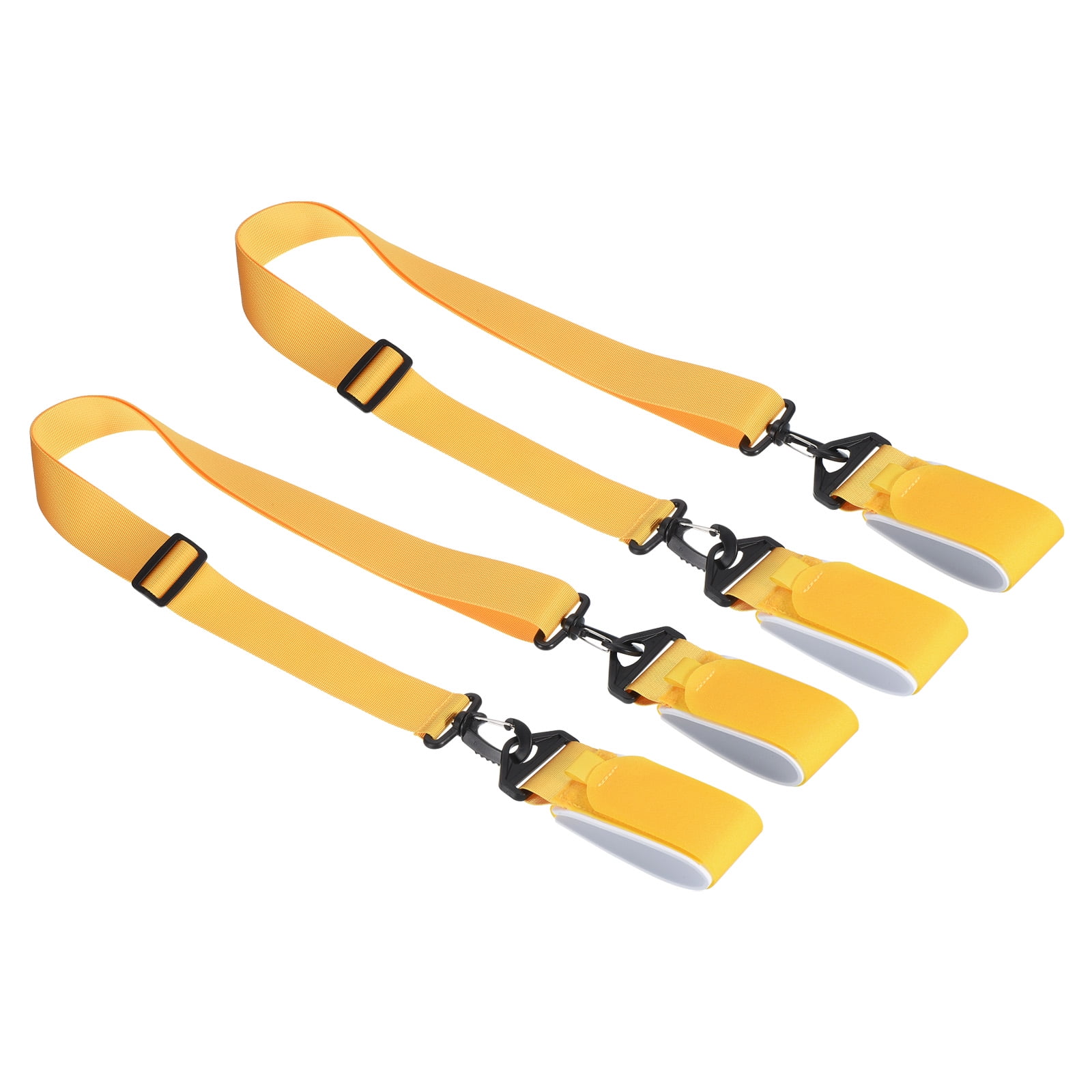 Uxcell 140cmx3.8cm Ski Strap & Pole Carrier, 2 Sets Ski Carrier Strap ...