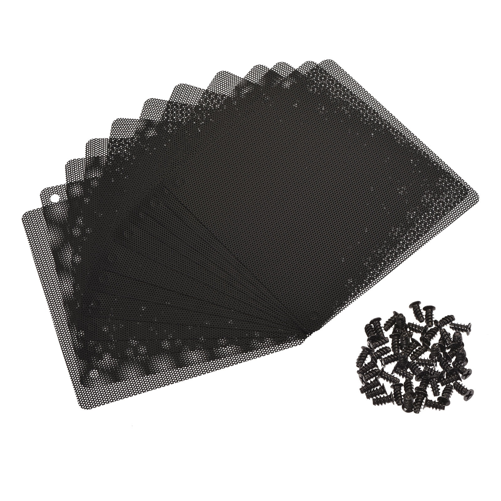 Uxcell 140mm Mesh Dustproof Cover Screwed Computer Fan Filter Grills ...