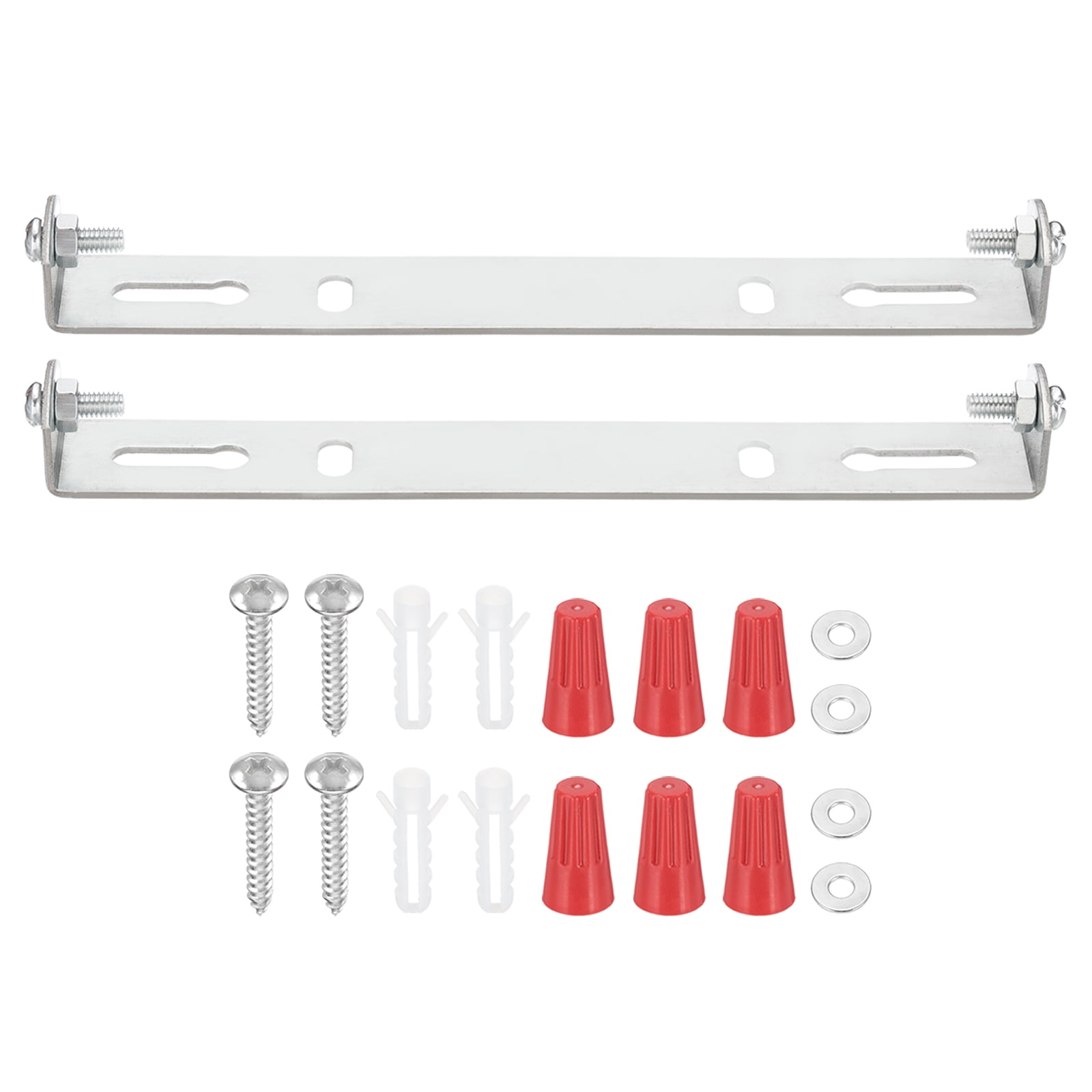 Uxcell 145mm (5.7") Universal Light Fixture Mounting Bracket Kit, 2 Set Light Crossbar Ceiling ...
