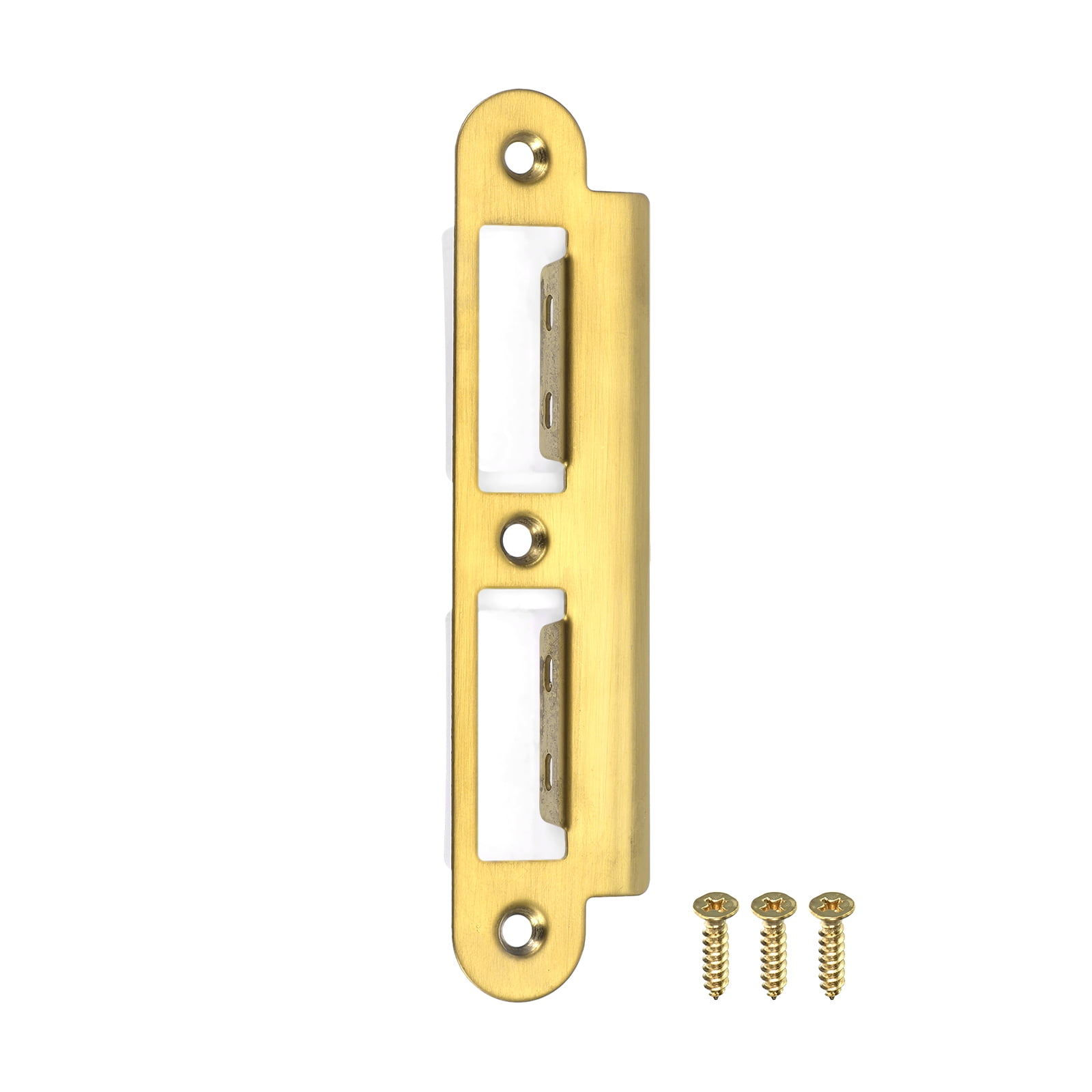 Uxcell 145mm x 36mm 201 Stainless Steel Door Latch Deadbolt Strike ...
