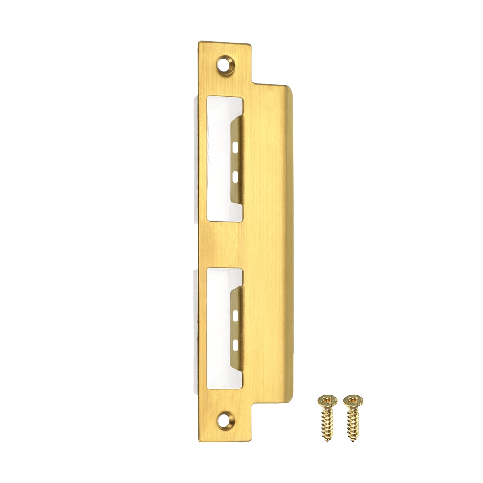 Uxcell 145mm x 37.5mm 201 Stainless Steel Door Latch Deadbolt Strike ...