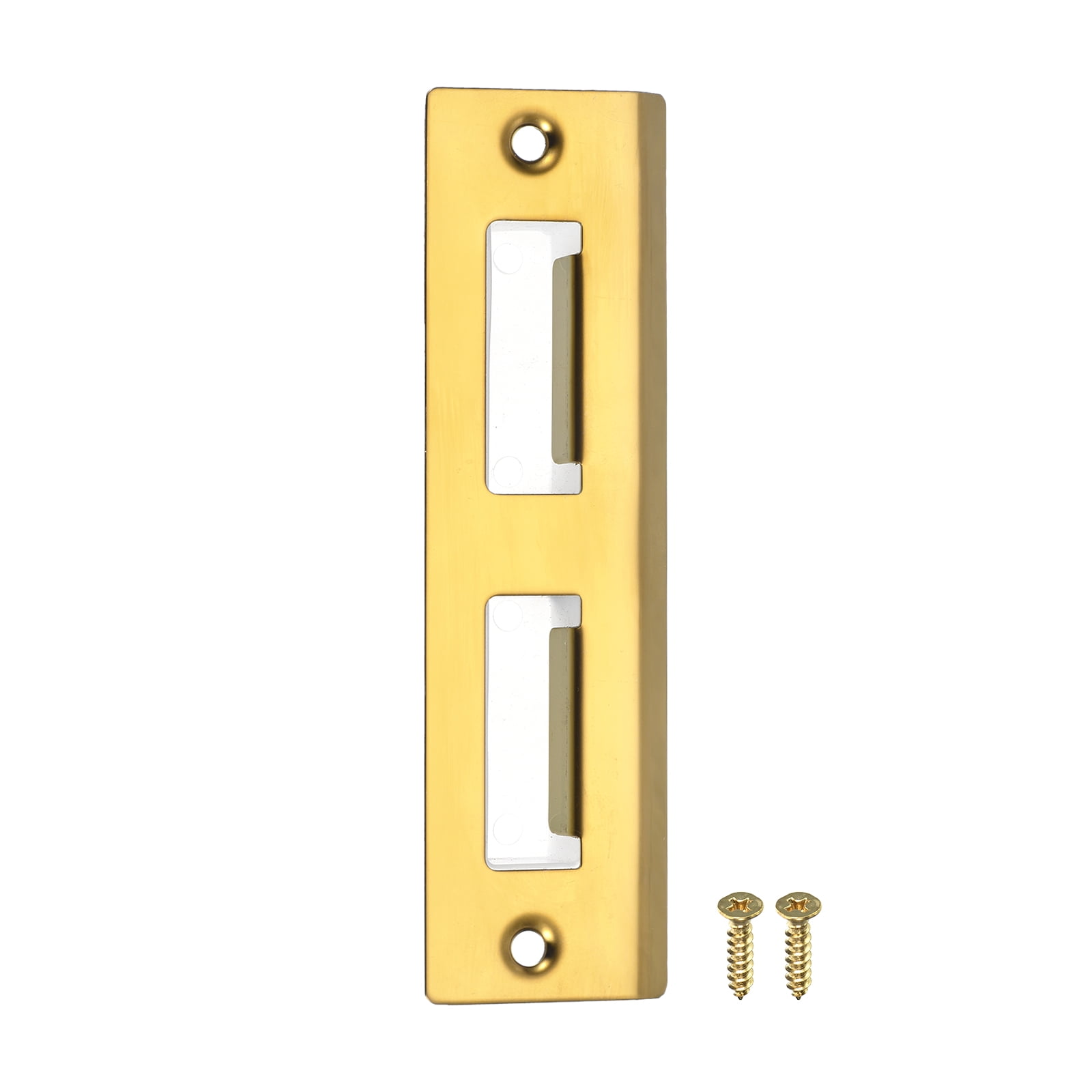 Uxcell 145mm x 41mm 201 Stainless Steel Door Latch Deadbolt Strike ...