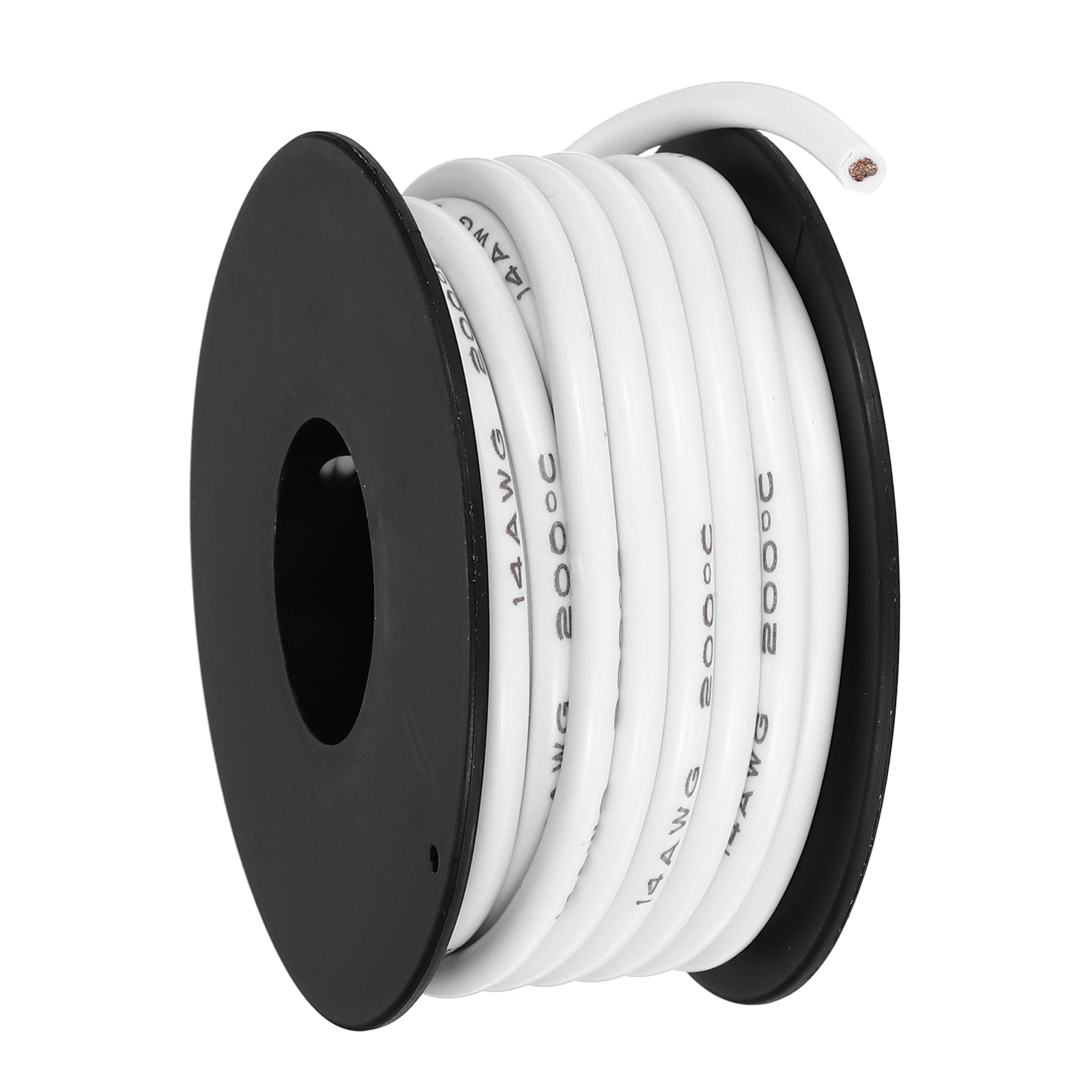 Uxcell 14 AWG Flexible Silicone Wire 6m/20ft Tinned Copper Electrical ...