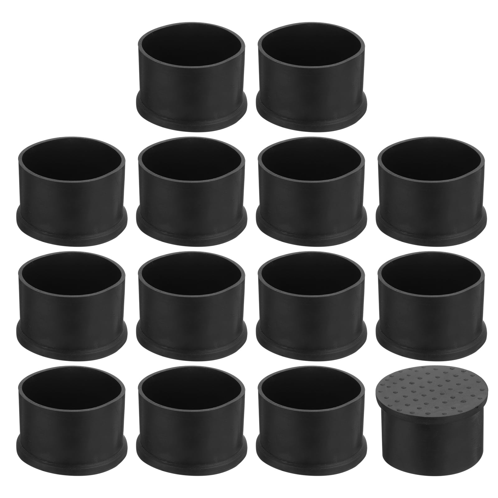 Uxcell 14Pcs Chair Leg Caps, 45mm (1-7/9 Inch) Non-Marking Chair Leg ...