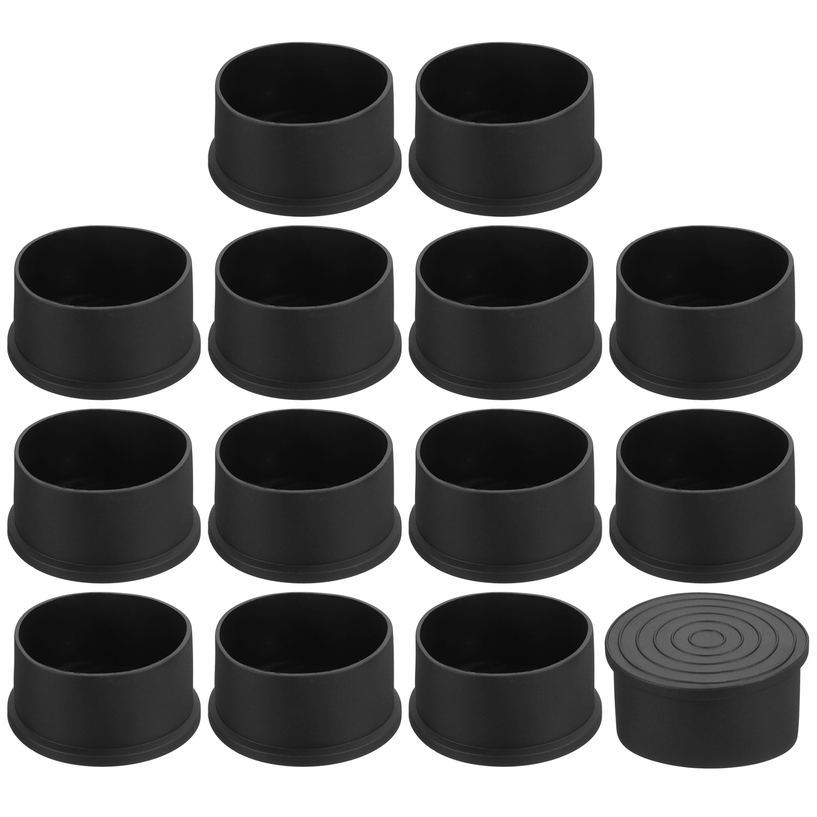 Uxcell 14Pcs Chair Leg Caps, 60mm (2-3/8 Inch) Non-Marking PVC Chair ...