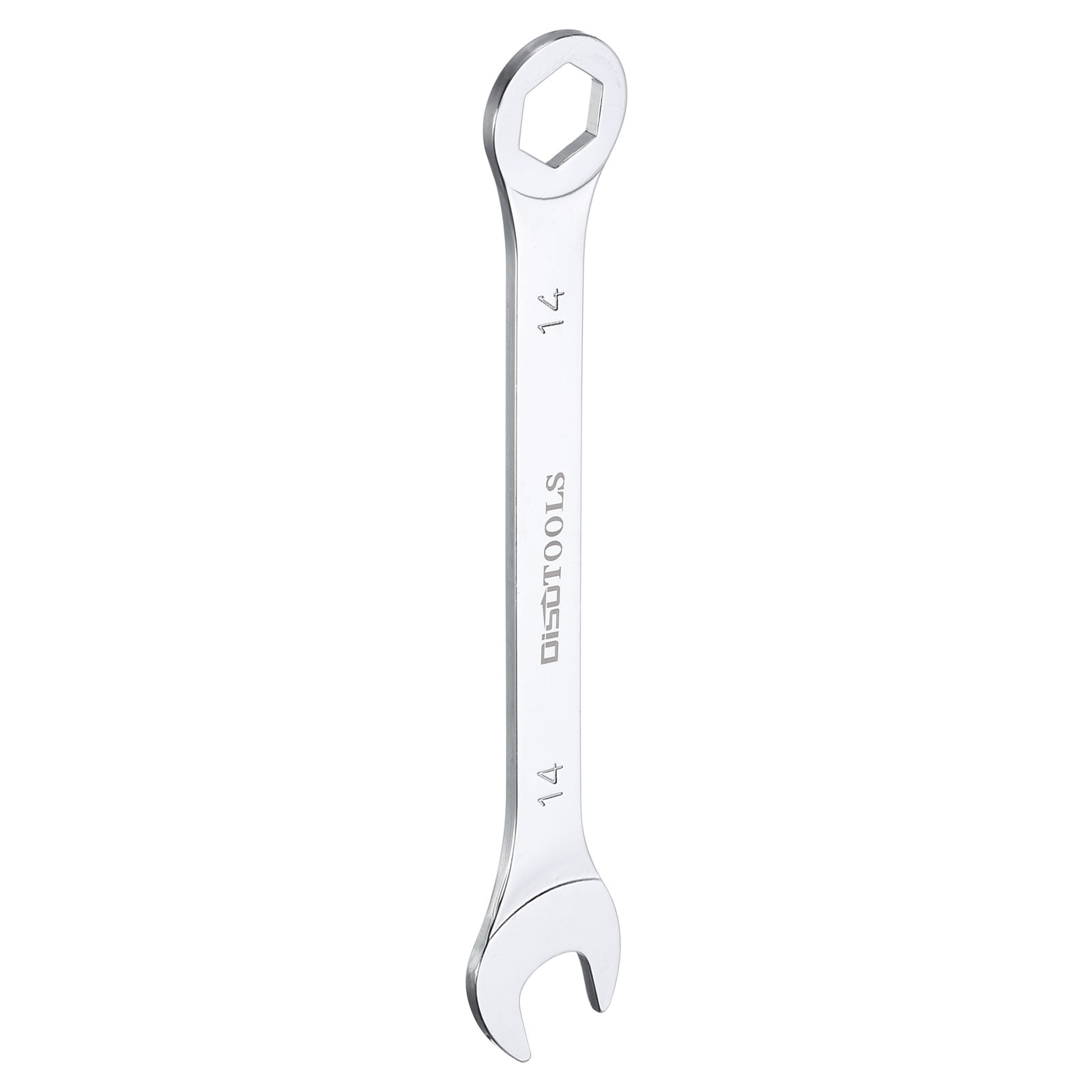 Uxcell 14mm 6-Point Thin Combination Wrench Double Ended Box and Open ...