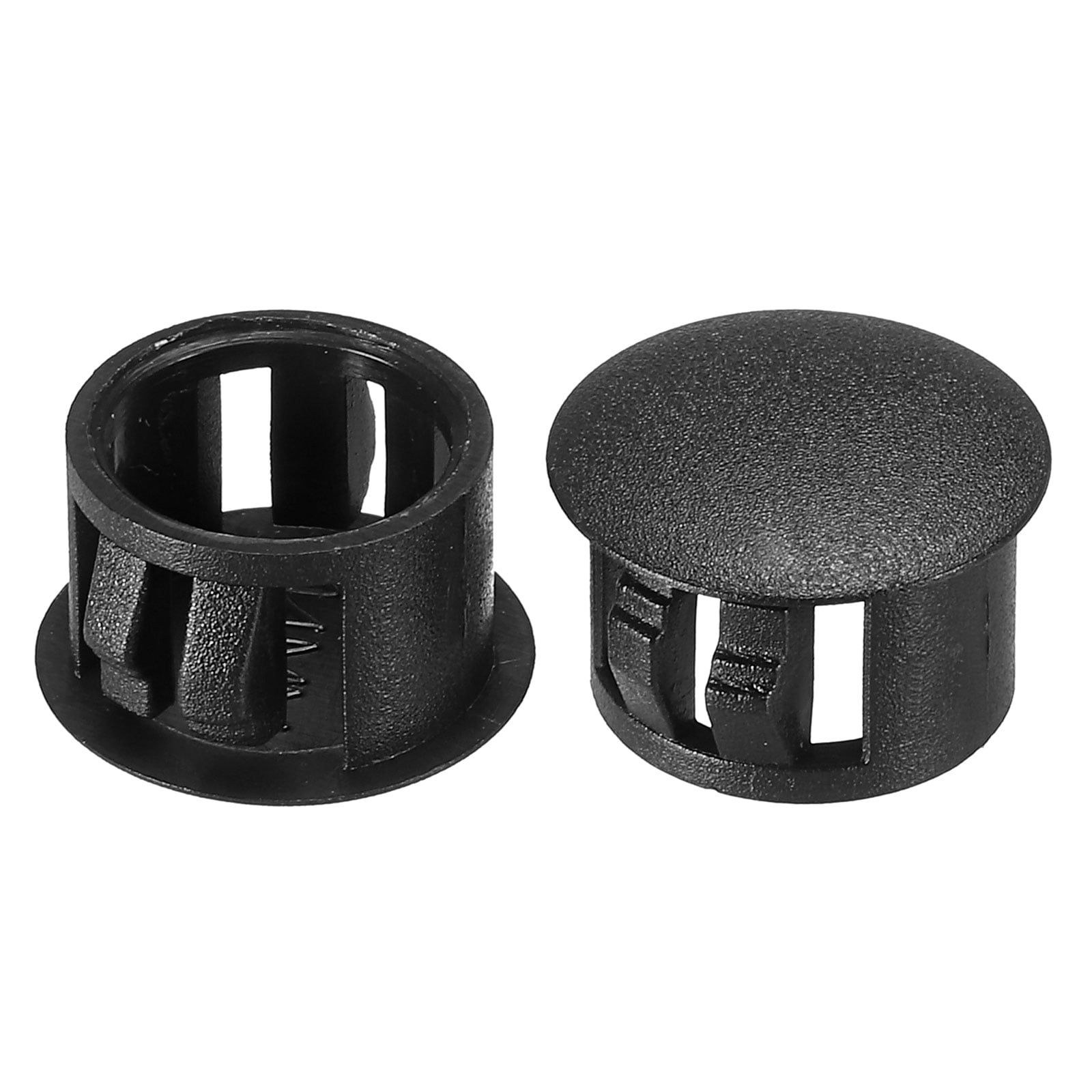 Uxcell 14mm 9/16" Plastic Hole Plugs, Flush Type Round Hole Cover Snap ...