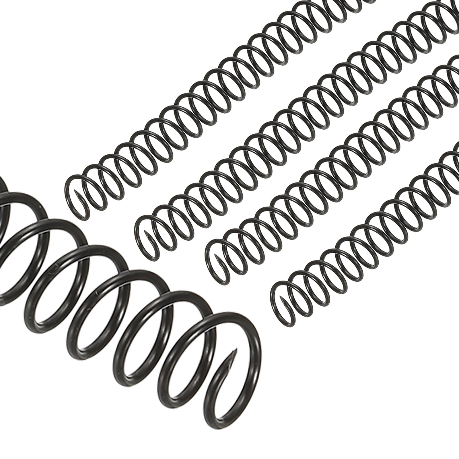 Uxcell 14mm(9/16") Plastic Spiral Binding Coils, 20 Pcs Binding Spirals 115 Sheet Capacity 3:1 ...