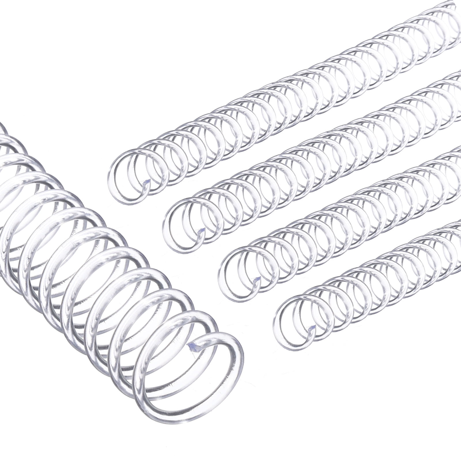 Uxcell 14mm(9/16") Plastic Spiral Binding Coils, 20 Pcs Binding Spirals 115 Sheet Capacity ...