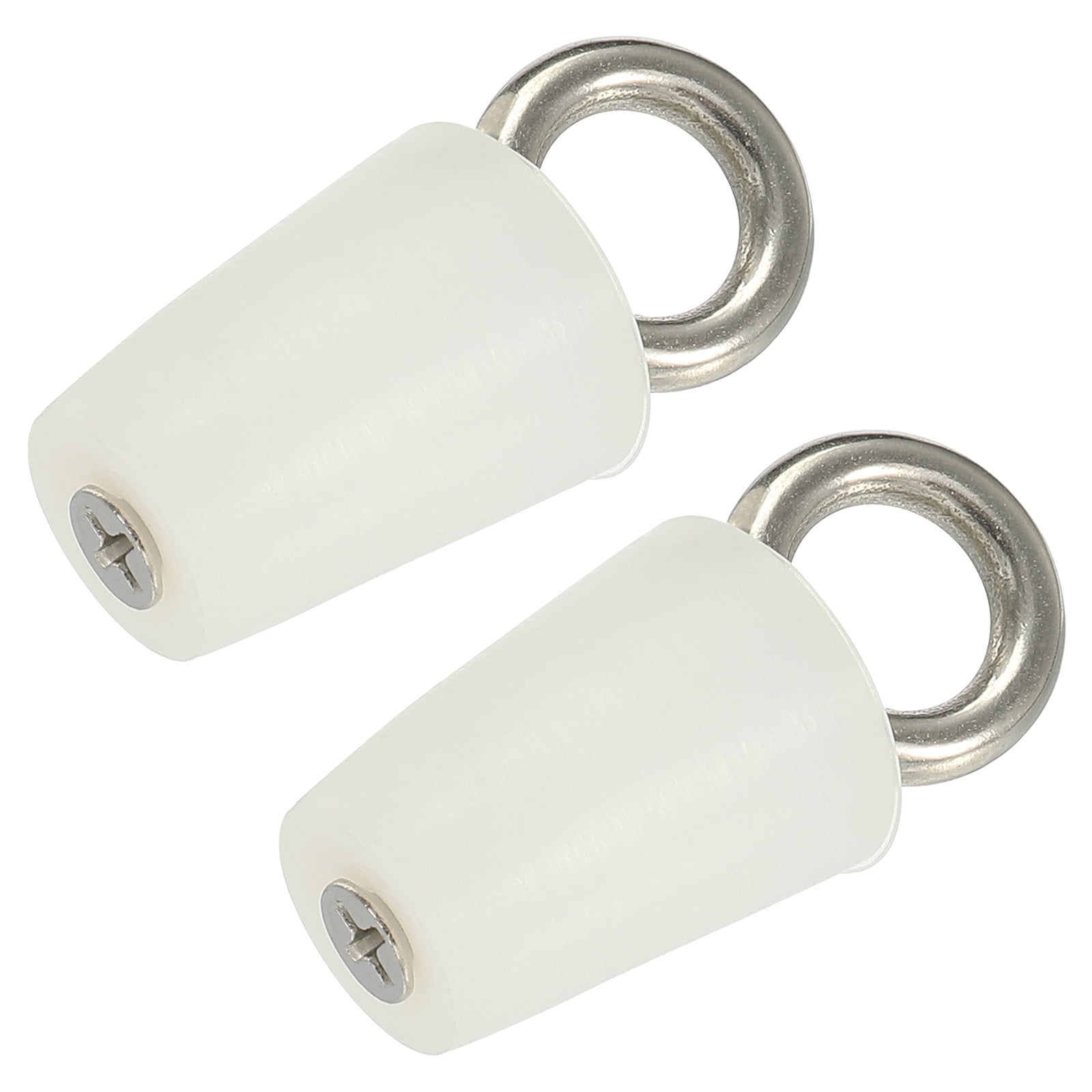 Uxcell 14mm to 19mm Silicone Rubber Tapered Plug with Ring Solid White ...