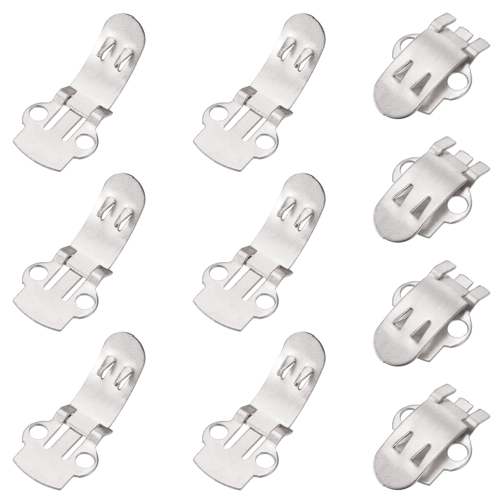 Uxcell 14mm x 30mm Shoe Clips, 10 Pcs Flat Blank Shoe Clips Shoe ...