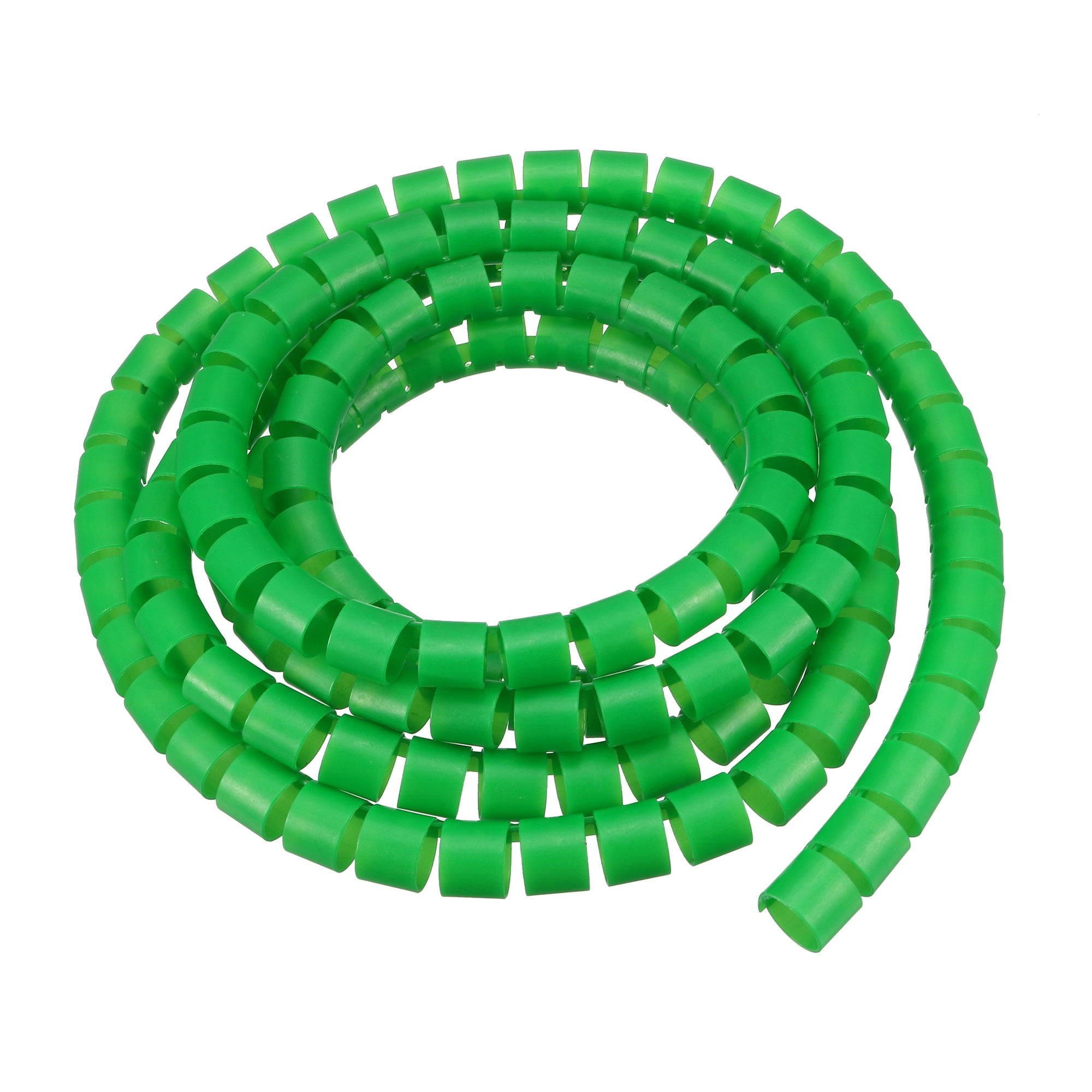 Uxcell 14mmx16mm Wire Manage Cord 2M Flexible Spiral Tube Wrap Cable ...