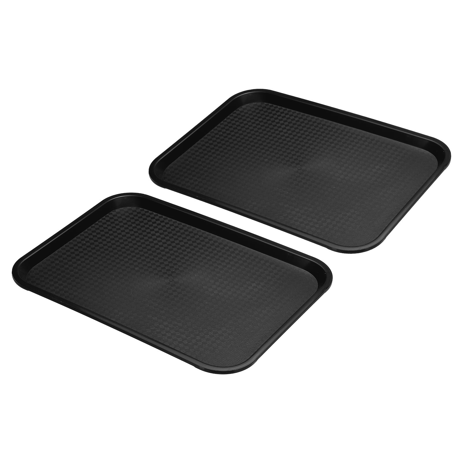 Uxcell 14x11" Fast Food Tray, 2 Pack PP Plastic Multi-Purpose Rectangle ...