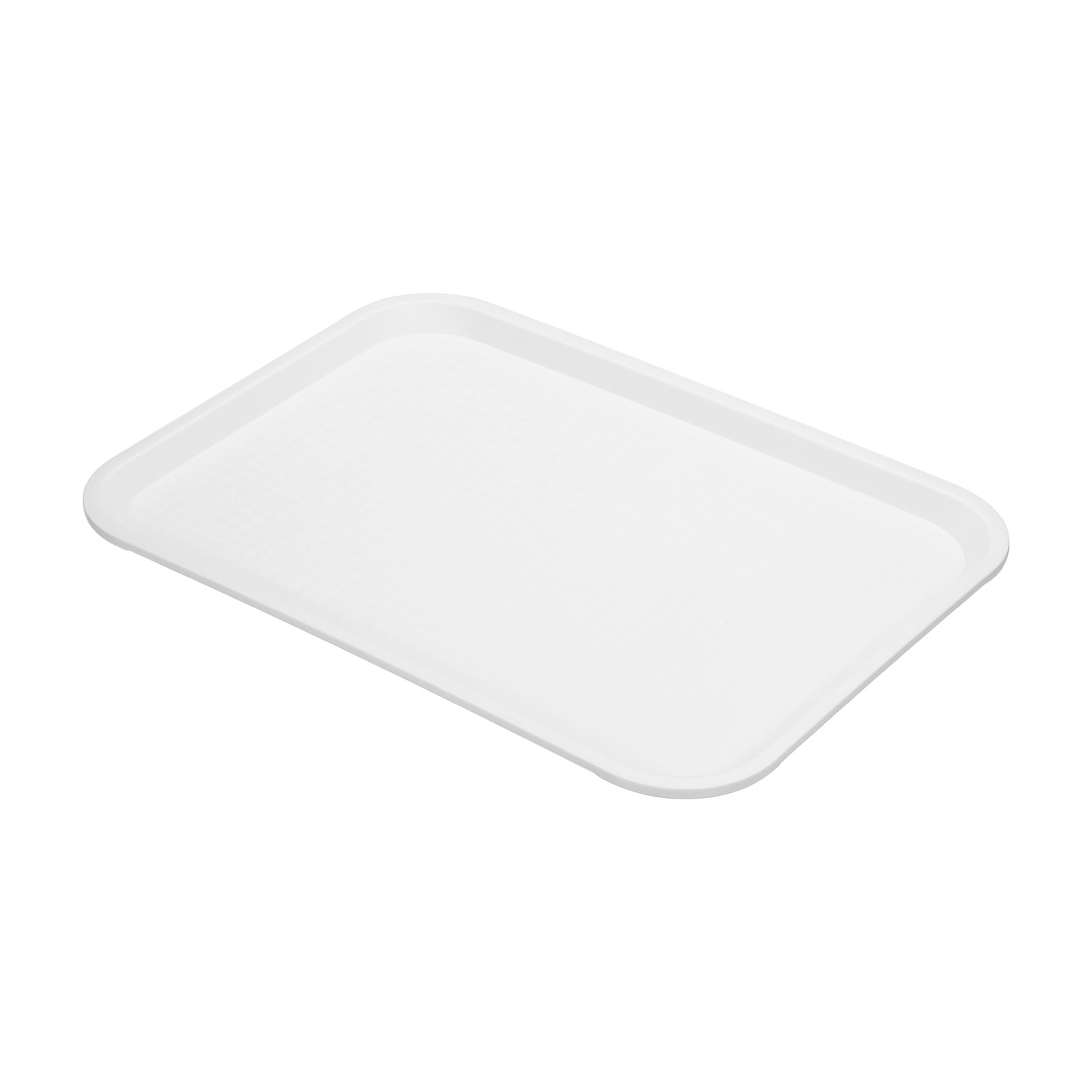 Uxcell White PP Plastic 14x11" Fast Food Tray for Restaurant & Home ...