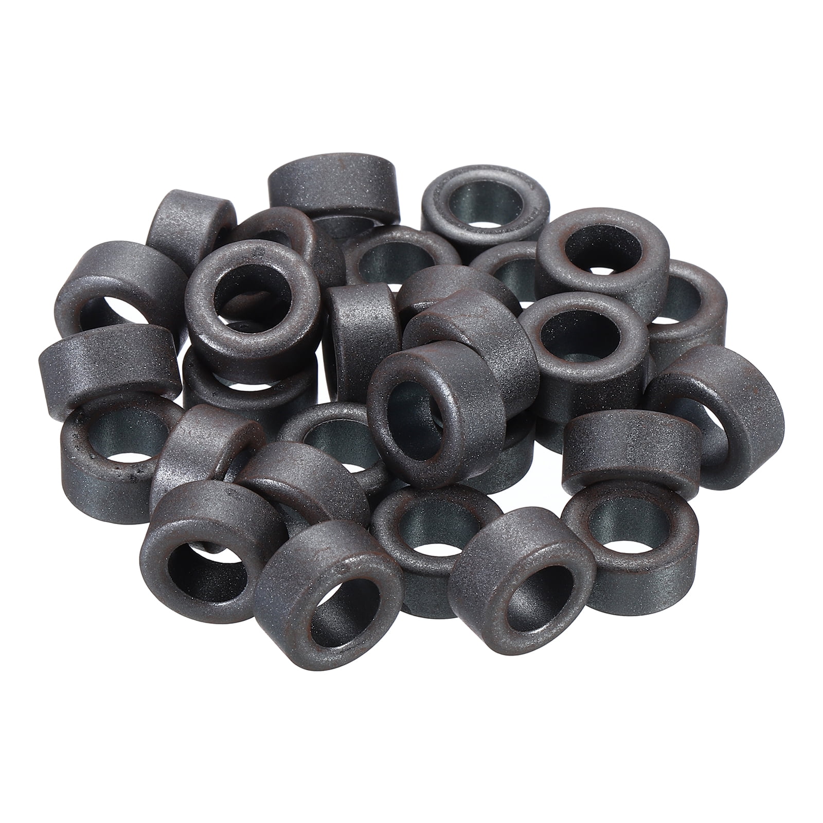 Uxcell 14x8x7mm Ferrite Toroid Core Inductor Coil Ring, Black 30 Pack ...