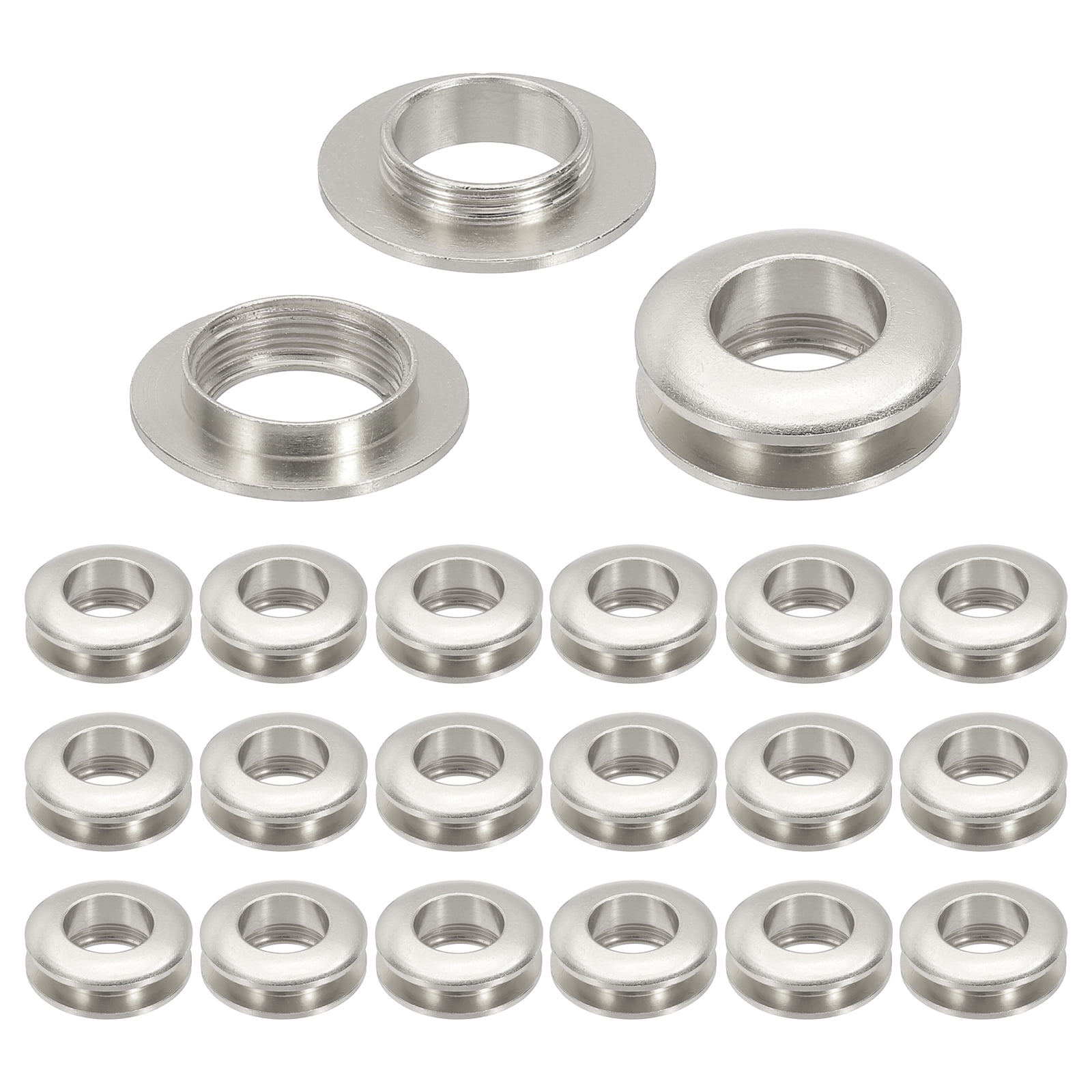 Uxcell Grommets Solid Brass Hole Eyelets Bags Garment Shoe Clothes ...