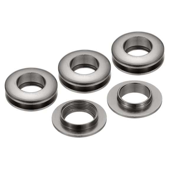 Uxcell 15.5mm(5/8 inch) Solid Brass Hole Eyelets, 4 Pcs Arc Surface ...