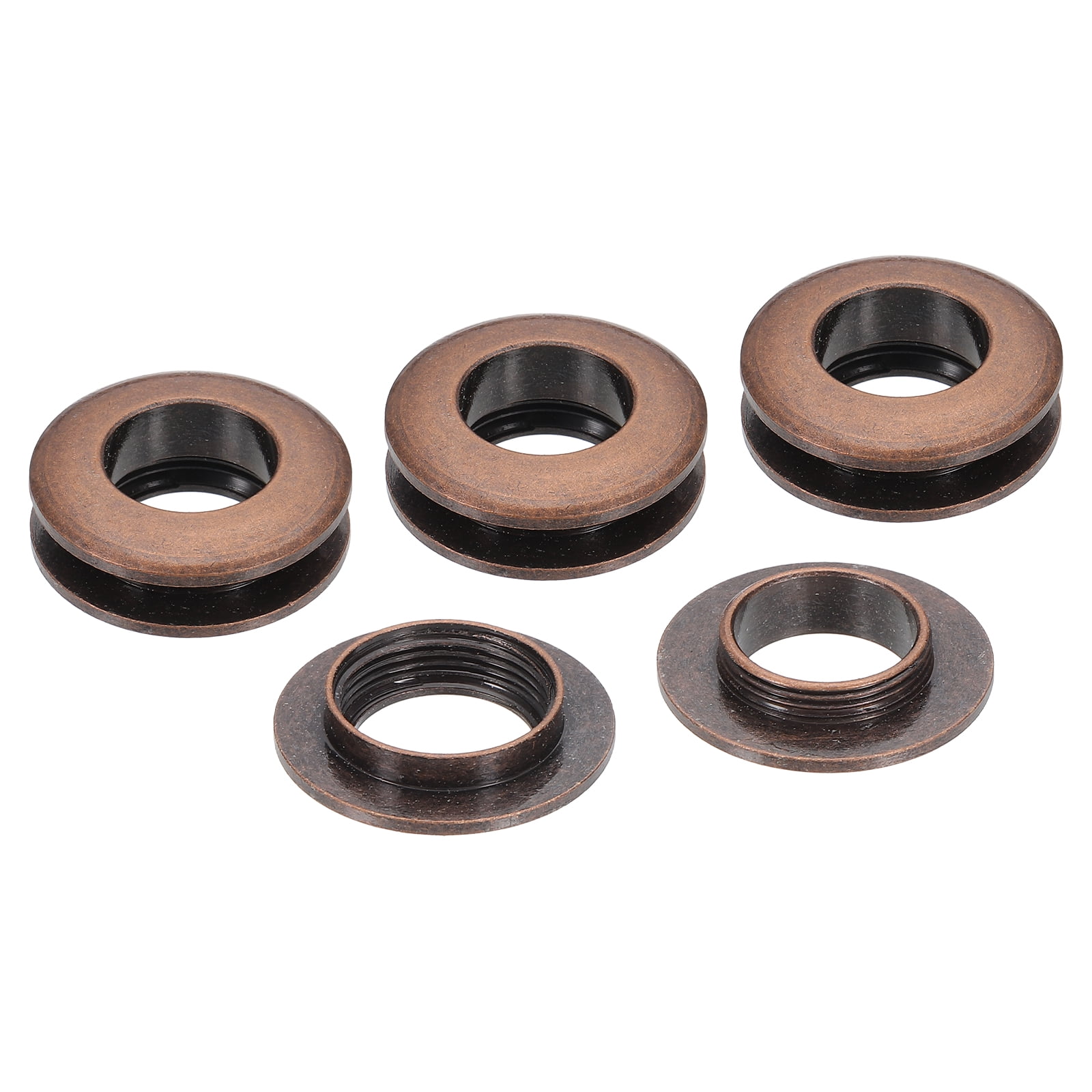 Uxcell 15.5mm(5/8 inch) Solid Brass Hole Eyelets, 4 Pcs Arc Surface ...
