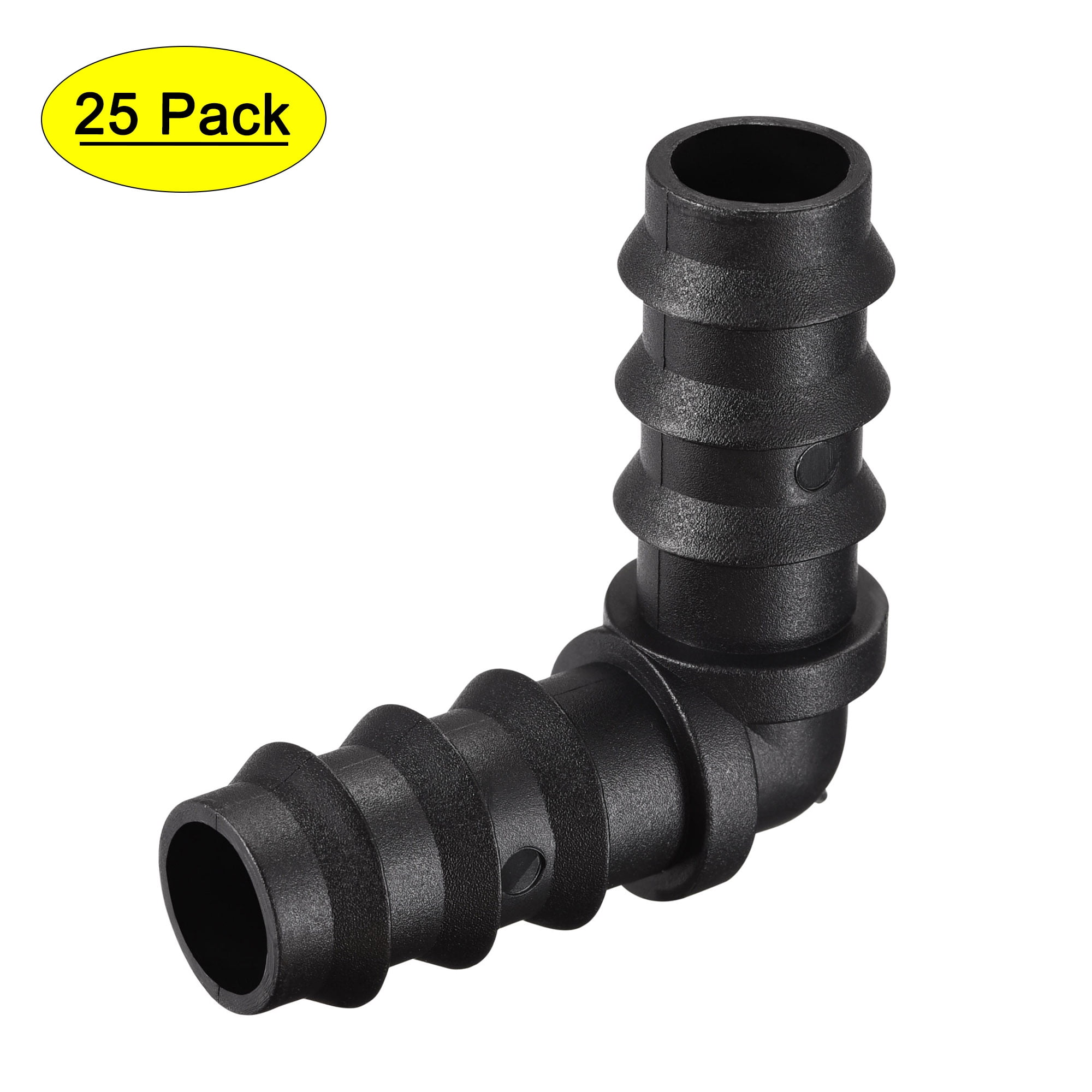 Uxcell 15.5mm Barbed Plastic Hose Barb Fittings 25 Count - Walmart.com