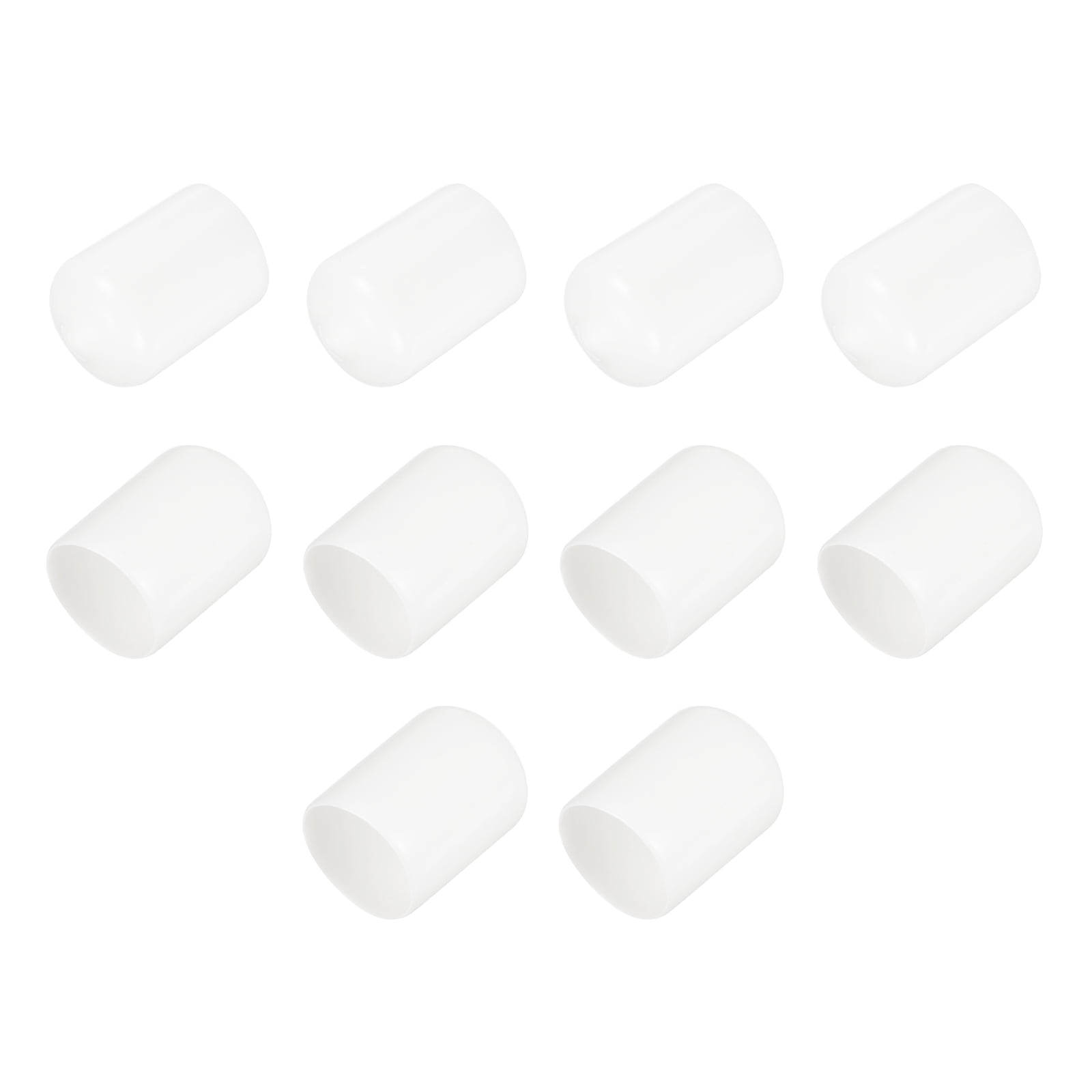 Uxcell 15.5mm Rubber End Caps Round Vinyl Plug Insert Rubber Flexible ...