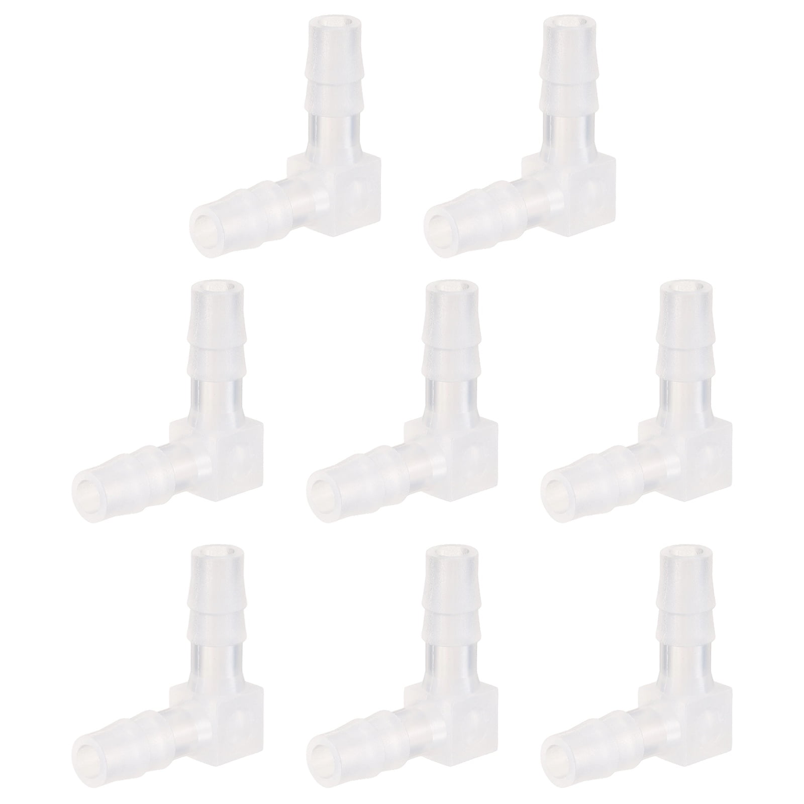 Uxcell 15/64" Hose Barb 90 Degree Elbow L Fitting, (8 Pcs), Plastic 2 ...