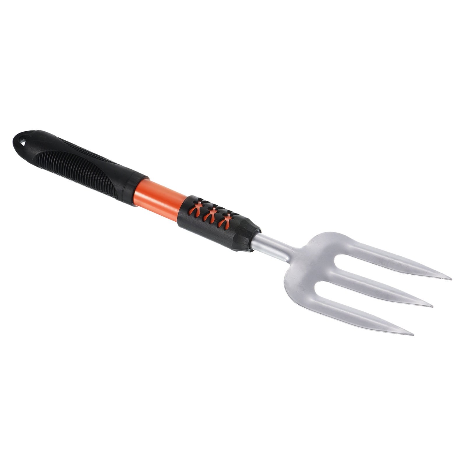 Uxcell 15.7" 3 Tines Hand Gardening Fork, High Carbon Steel Nonslip ...
