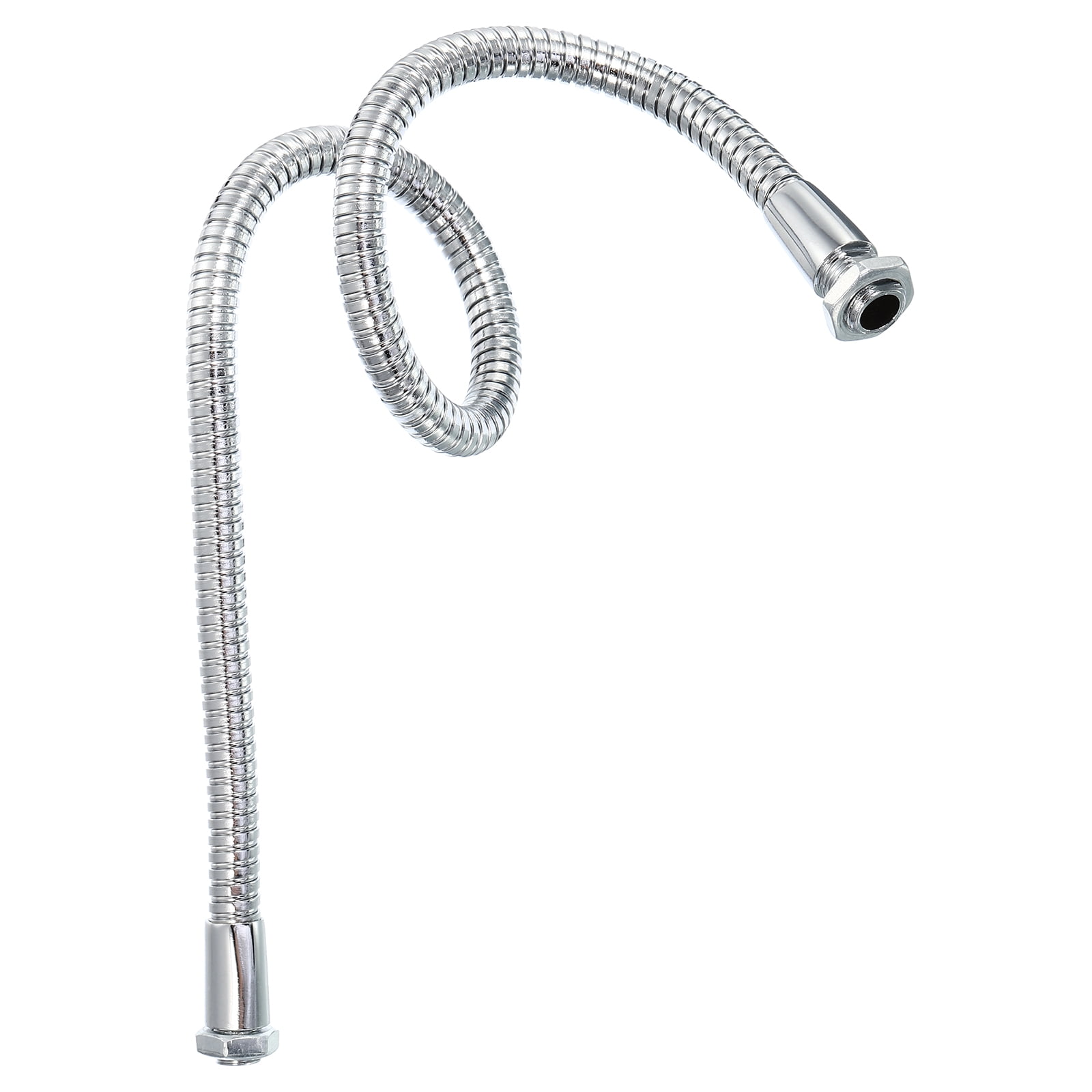 Uxcell 15.7" Metal Gooseneck M10/M8 Thread Metal Hose Flexible Arm ...