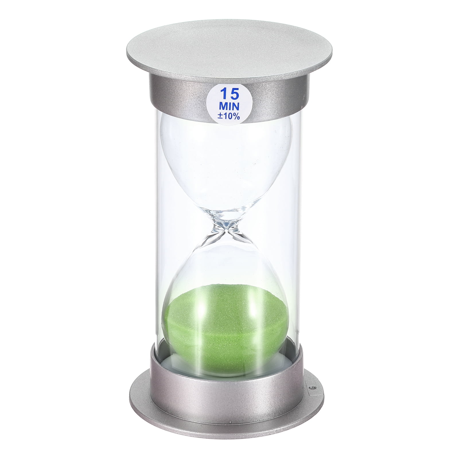 Uxcell 15 Minute Sand Timer, Sandy Clock, Count Down Sand Glass, Green ...