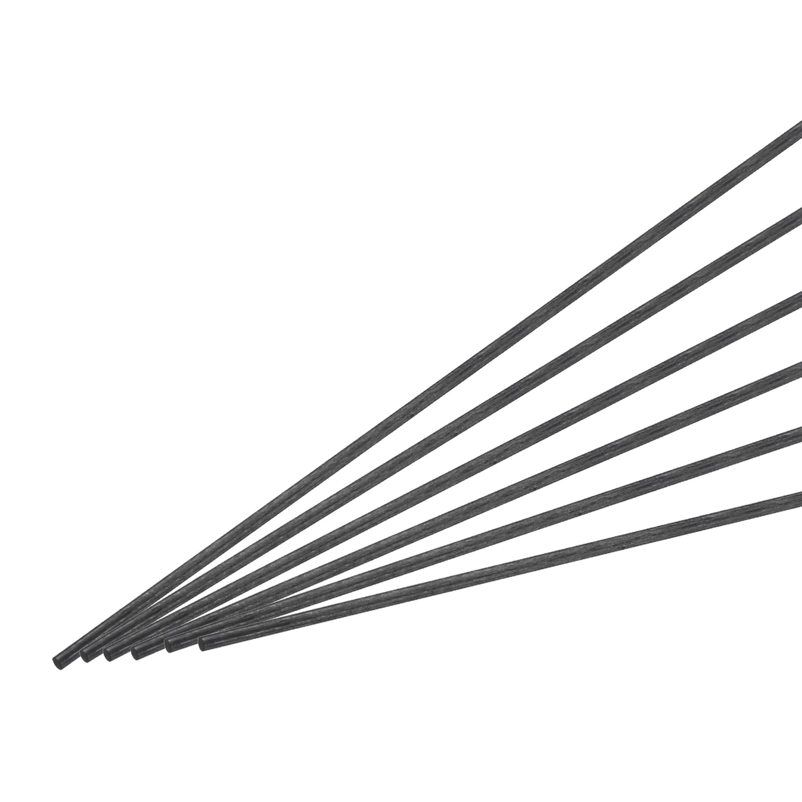 Uxcell 15 Pack Carbon Fiber Rod, 1.5mm x 150mm for RC Plane DIY Tool ...