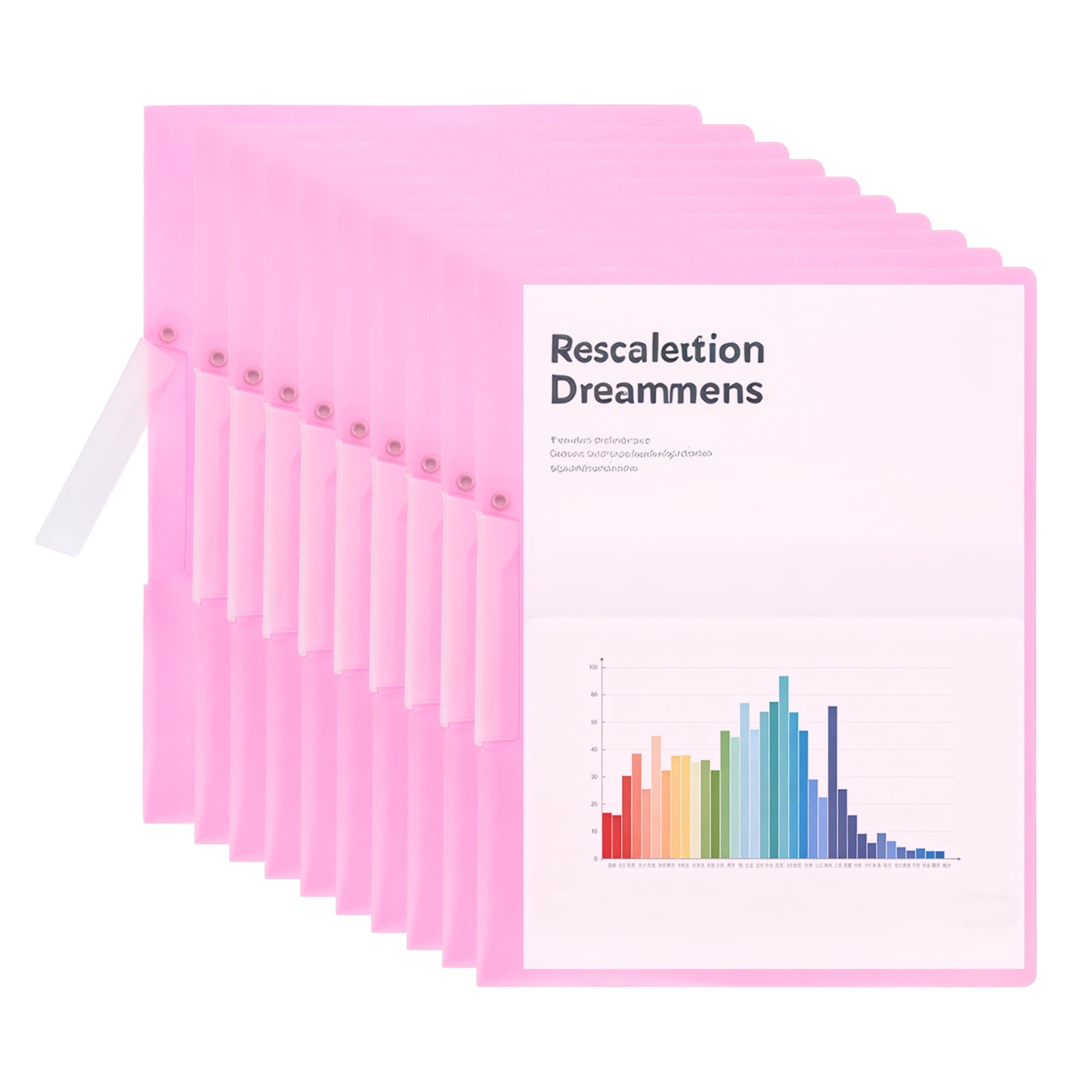 Uxcell 15 Pack Clear Report Covers with Swing Clip, 11.8"x9" Front ...
