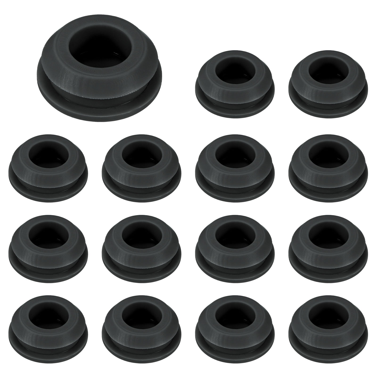 Uxcell 15-Packs Silicone Plugs, Snap in Locking Hole Plugs for 12-13mm ...