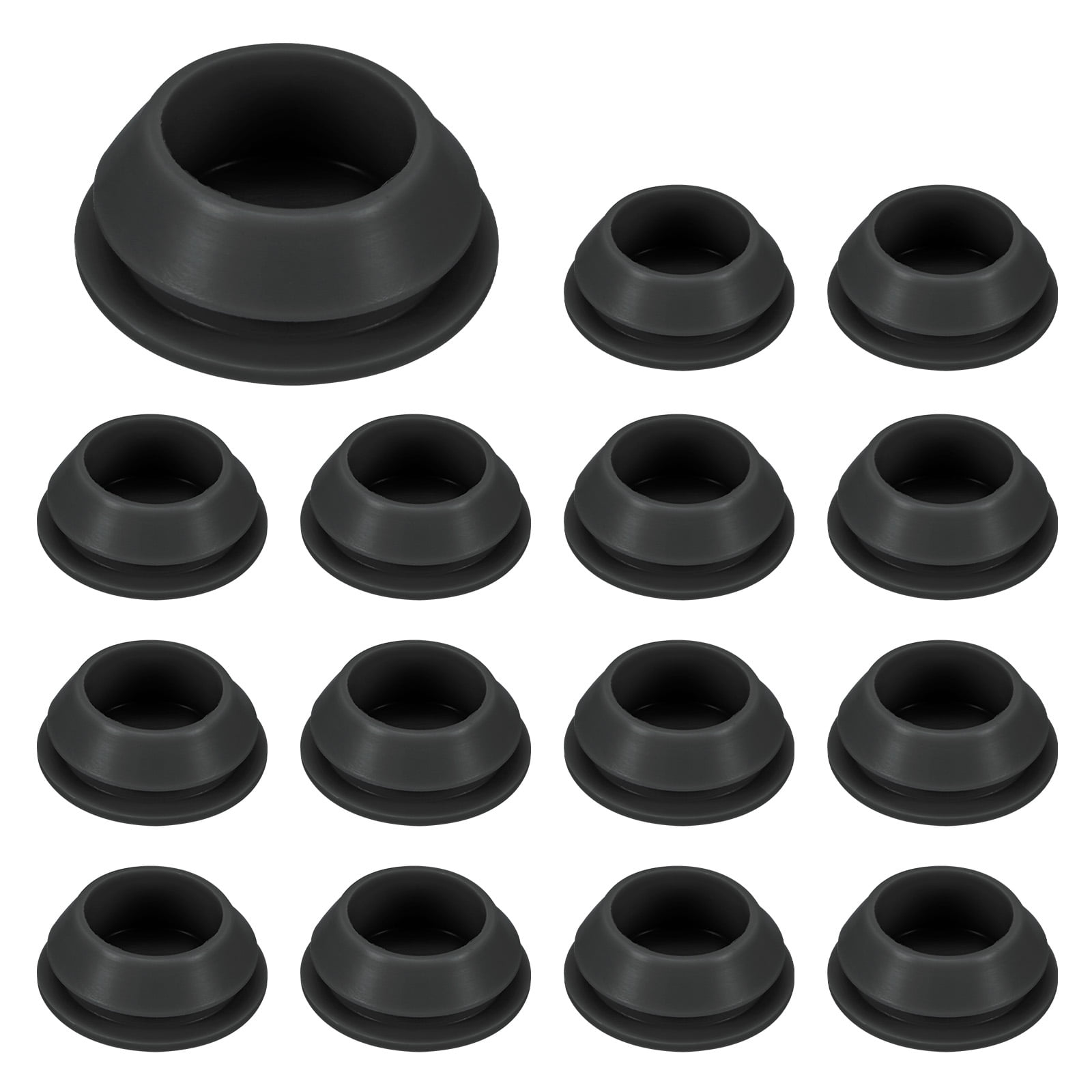 Uxcell 15-Packs Silicone Plugs, Snap in Locking Hole Plugs for 18-19mm ...