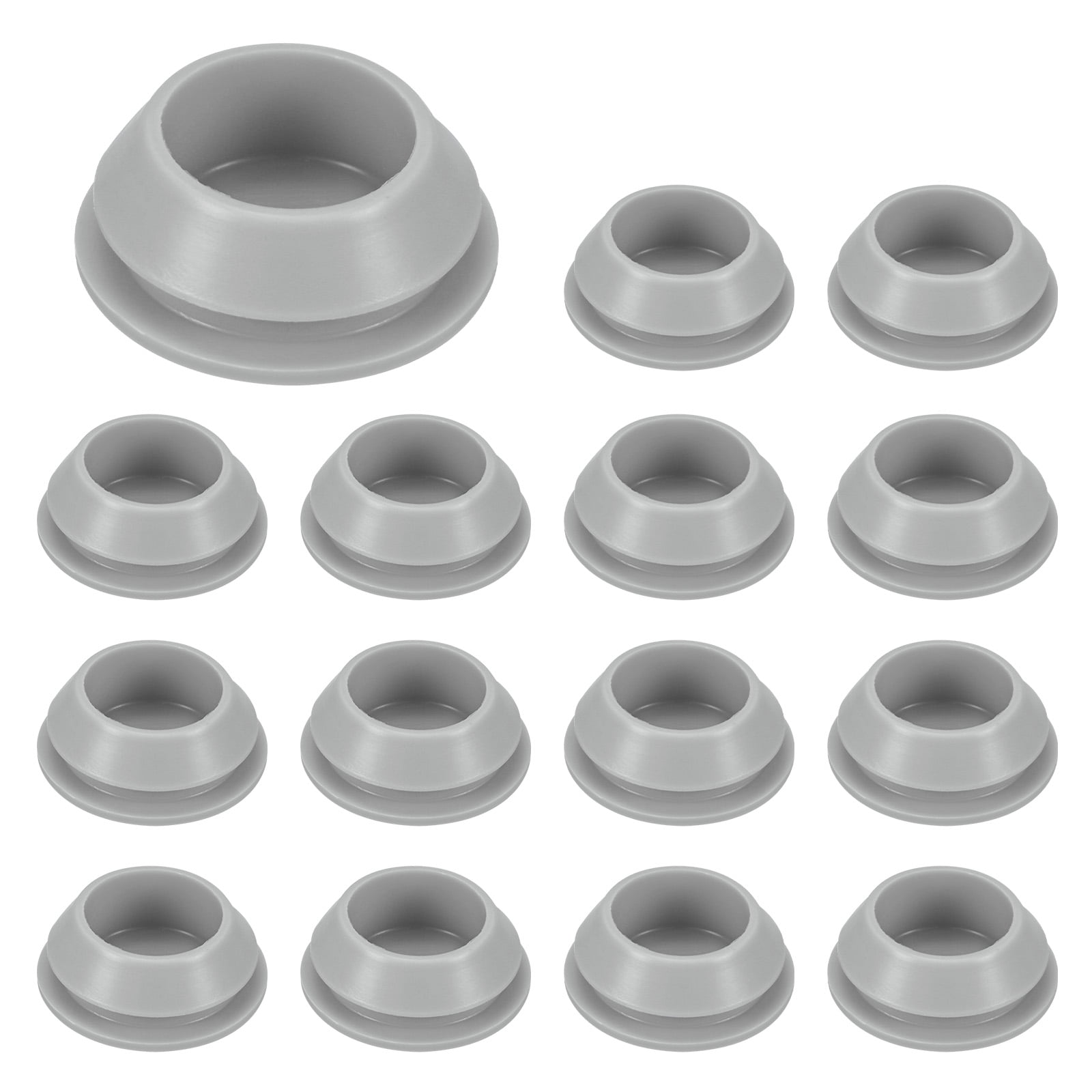 Uxcell 15-Packs Silicone Plugs, Snap in Locking Hole Plugs for 18-19mm ...