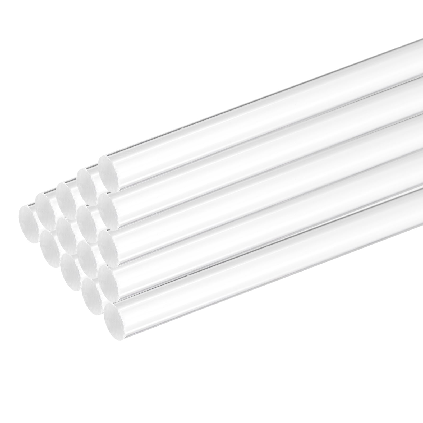 Uxcell 15 Pack Acrylic Round Rods 9/32" x 12" Clear Acrylic Dowel Rods ...