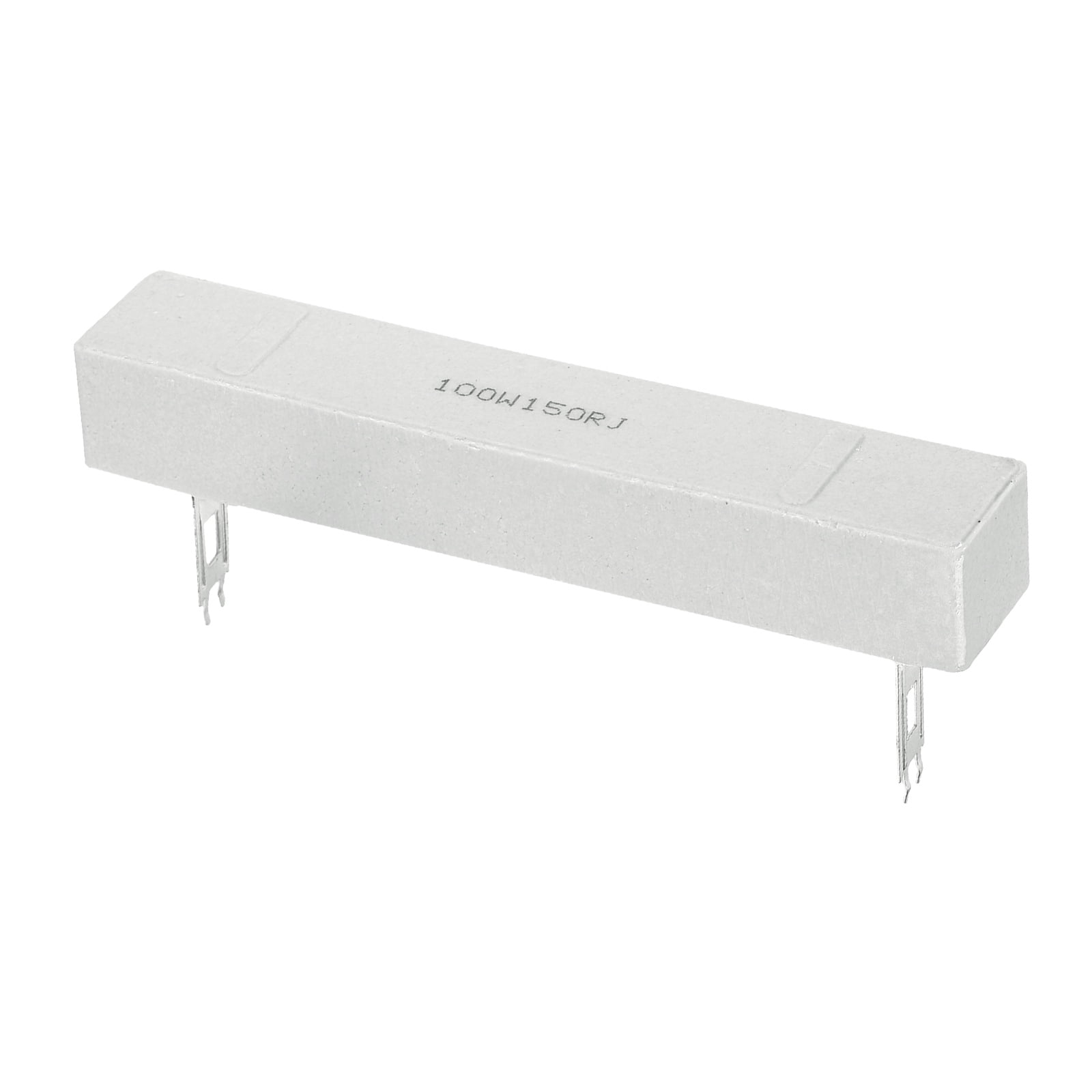 Uxcell 150 Ohm Ceramic Cement Resistor, 100W Power Wirewound Horizontal ...