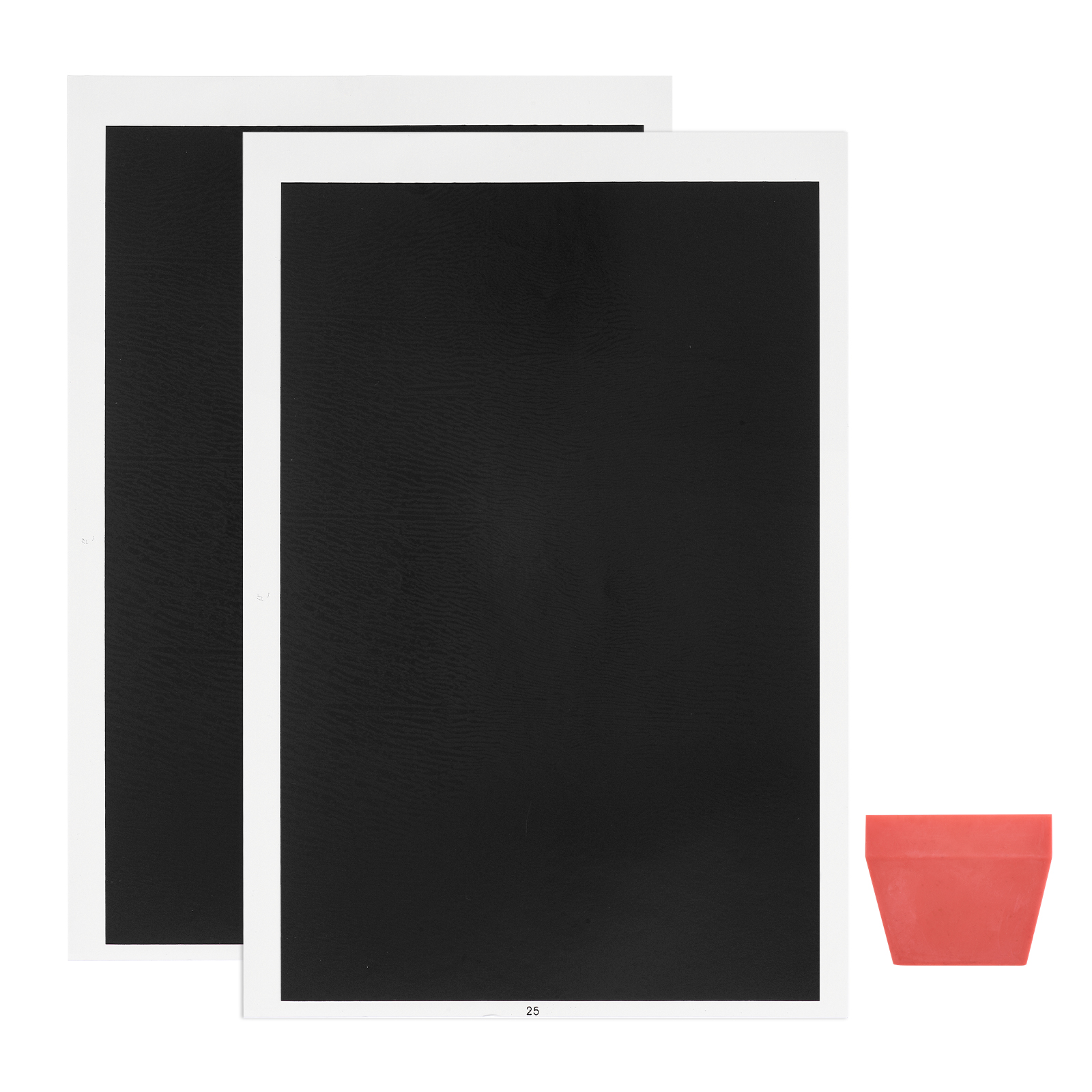 Uxcell 150 Pcs Laser Engraving Paper, 1 x 1 Inch Pre-cut Laser Marking ...