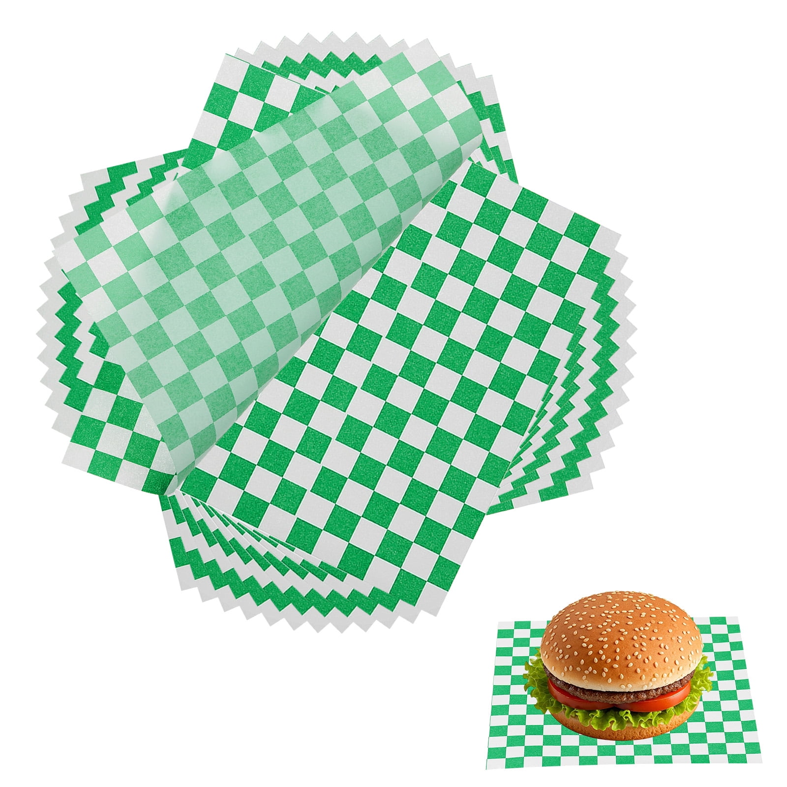 Uxcell 150 Pcs Wax Paper Sheets for Food, 7 x 7 Inch Greaseproof ...