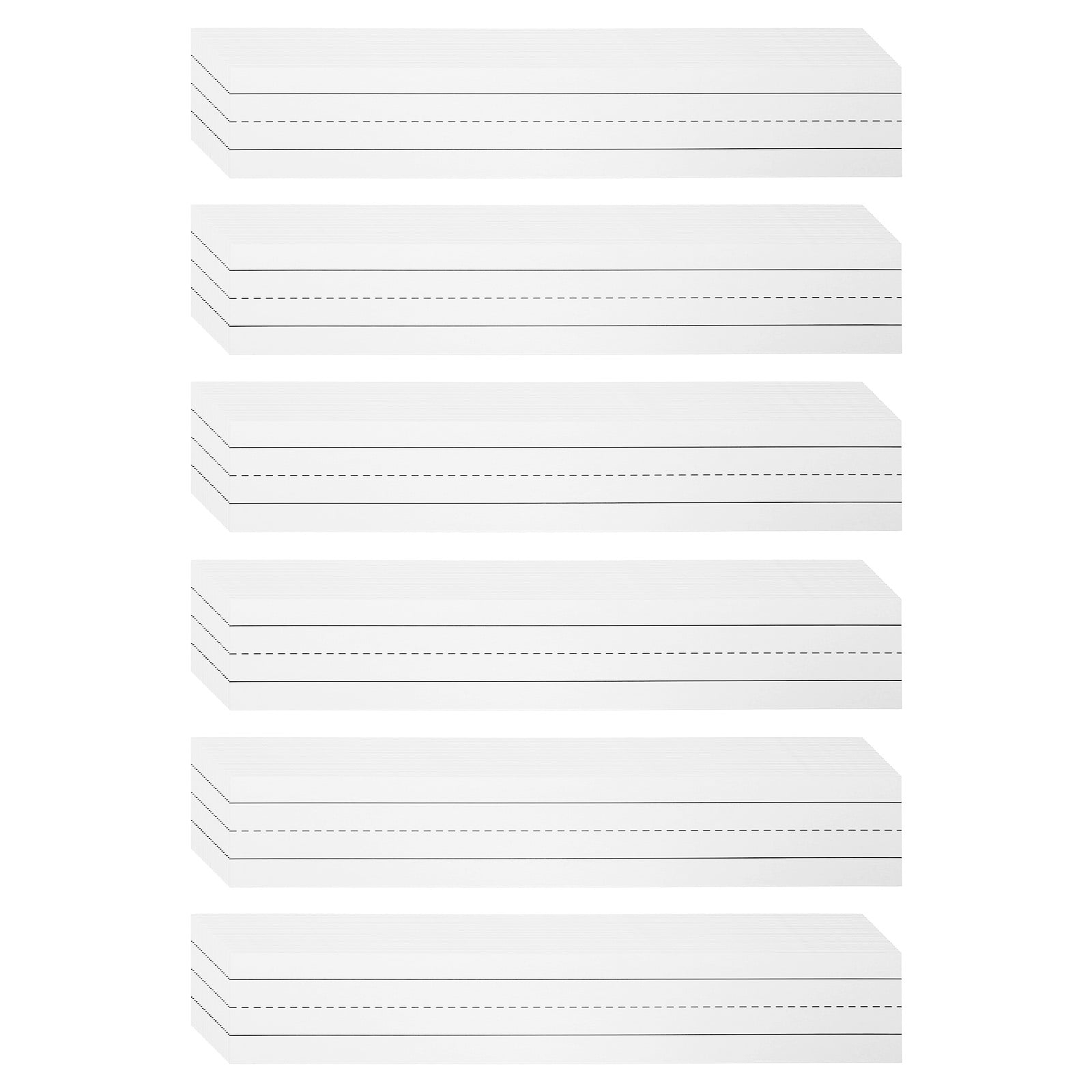 Uxcell 150 Sheets Dry Erase Sentence Strips, 2" x 12" Reusable ...