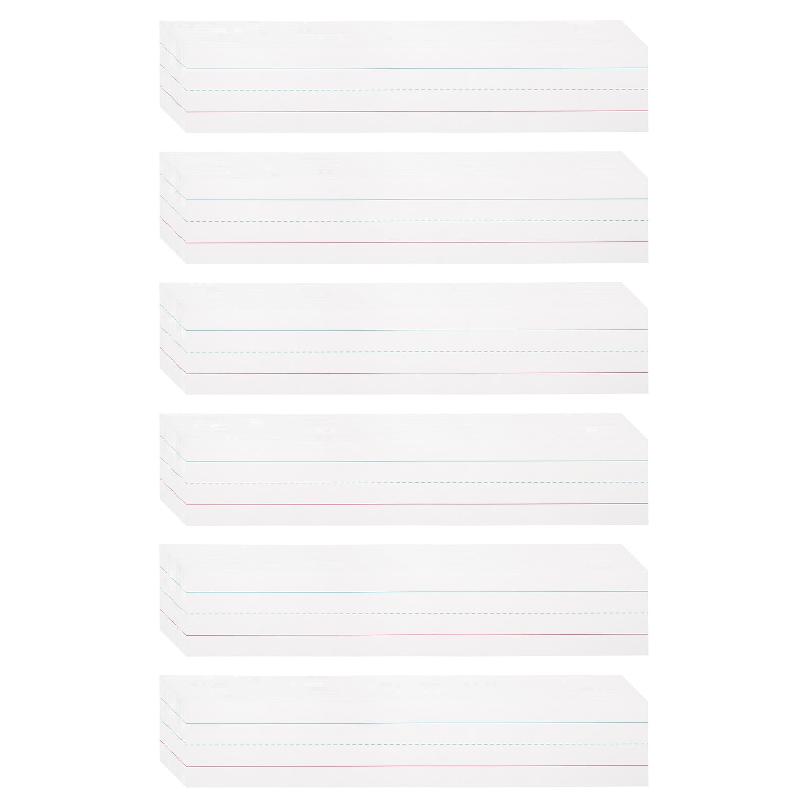 Uxcell 150 Sheets Dry Erase Sentence Strips, 3" x 16" Reusable ...