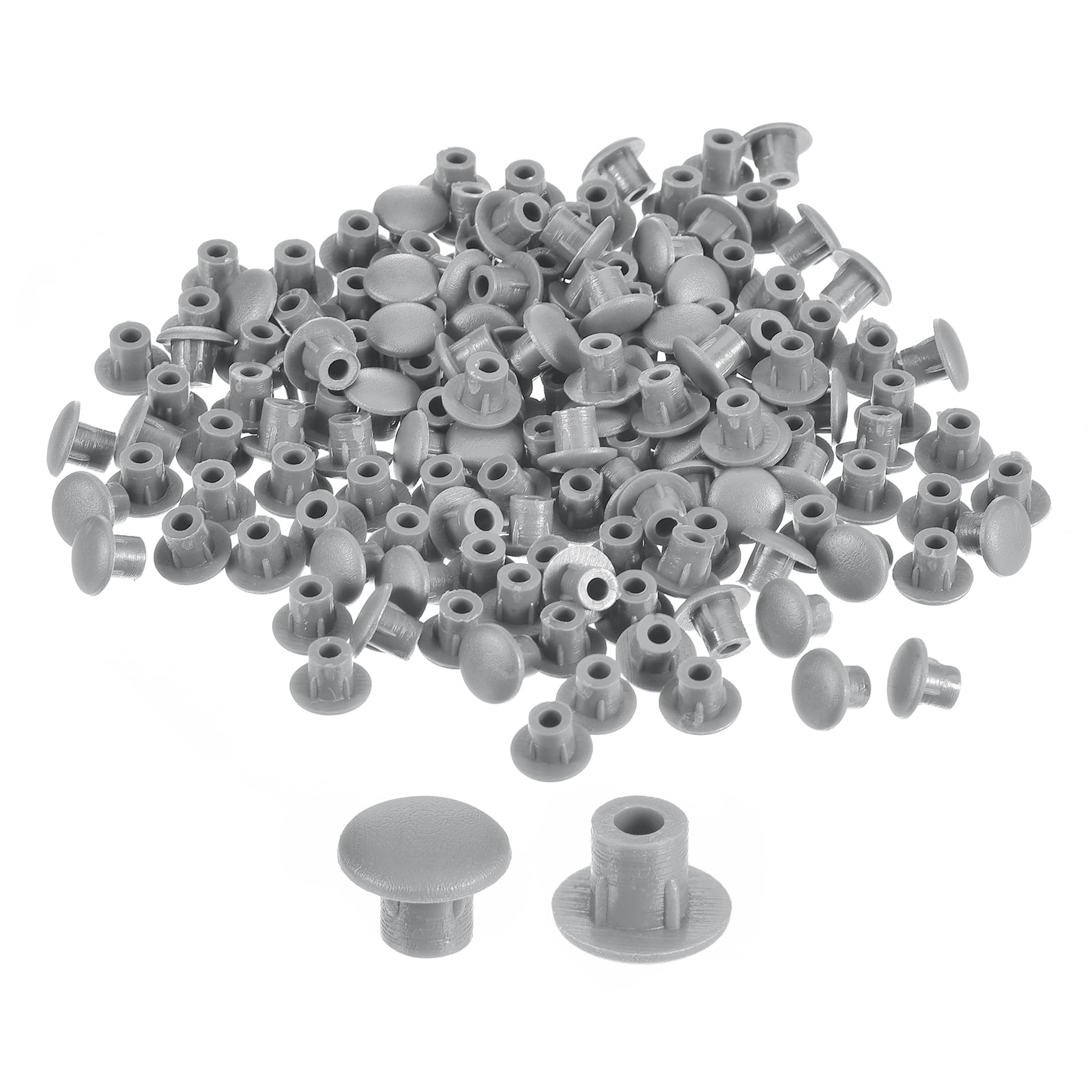 Uxcell 150Pack 5mm(3/16") Dia Plastic Screw Hole Plugs Cover for ...