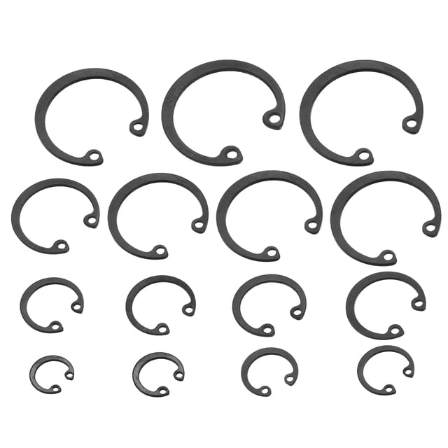 Uxcell 150Pack Internal Retaining Ring Circlip Assortment Set, 65 Mn ...