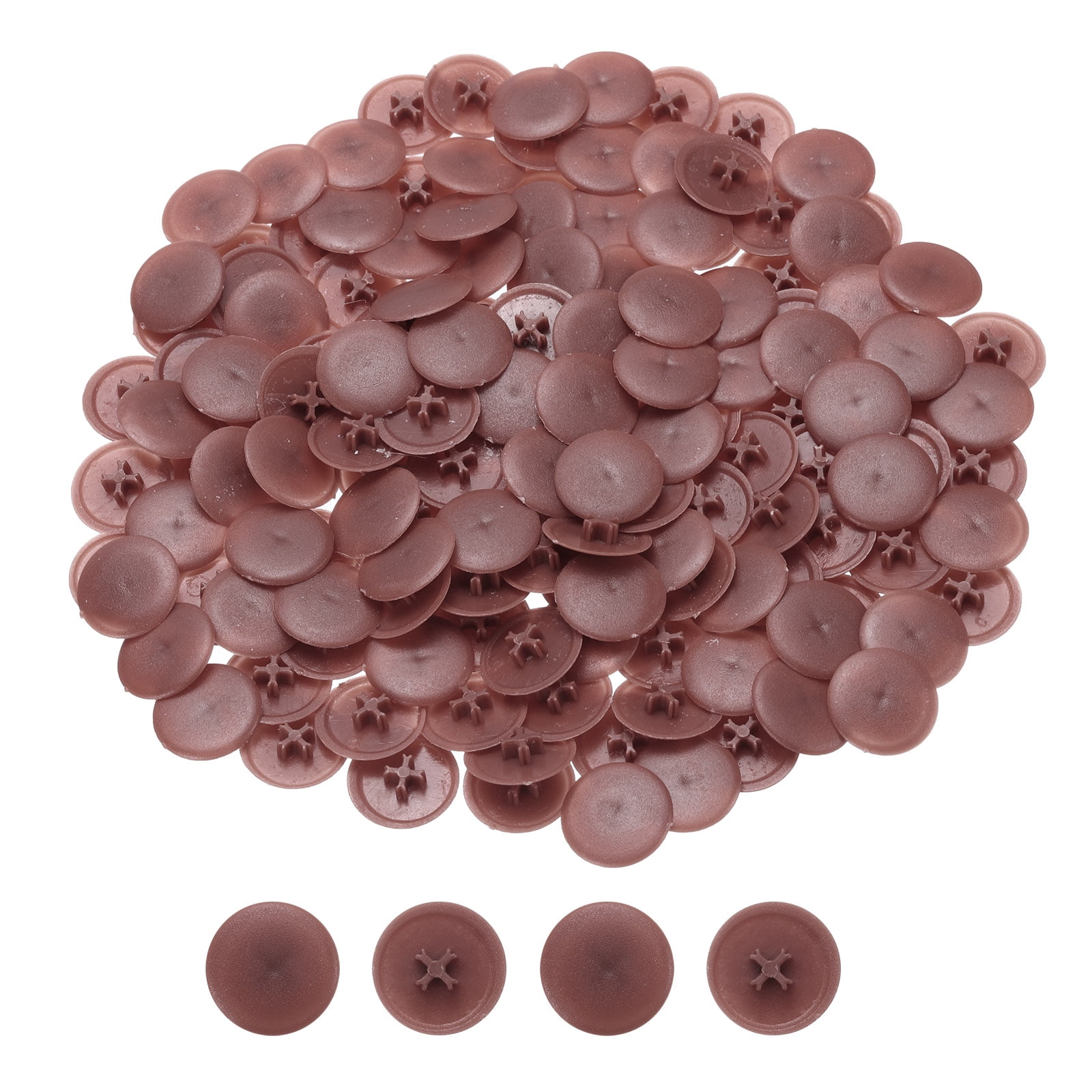 Uxcell 150 Pcs Plastic Screw Caps for Phillips Screws Head 0.67'' Screw ...