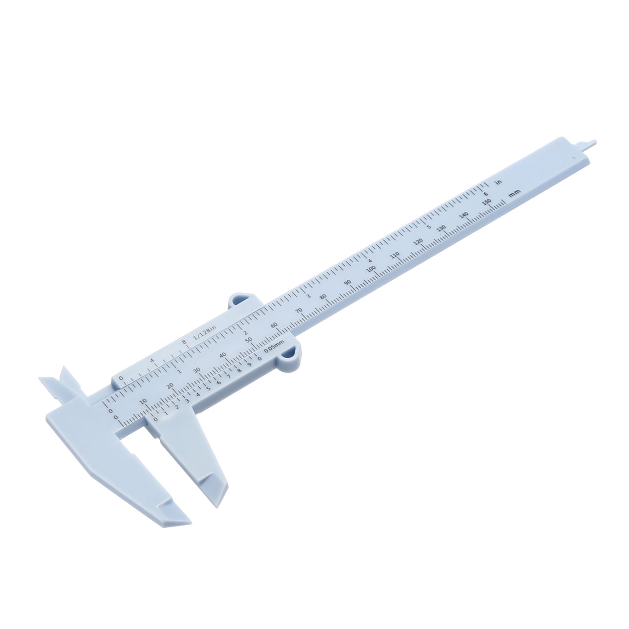 Uxcell 150mm 6 inch Metric Plastic Caliper Measuring Tool Blue ...