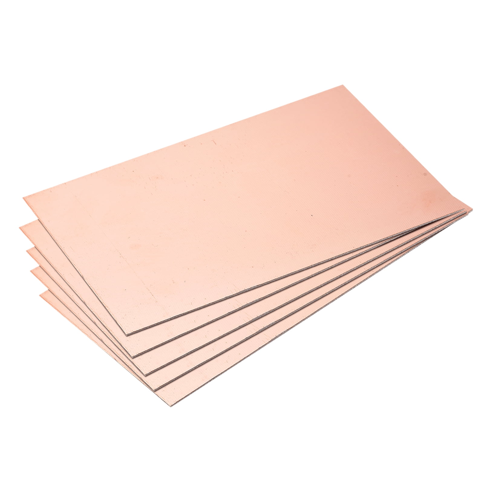 Uxcell 150mm x 100mm x 1mm FR4 Single-Sided PCB Copper Clad Board, 5 ...